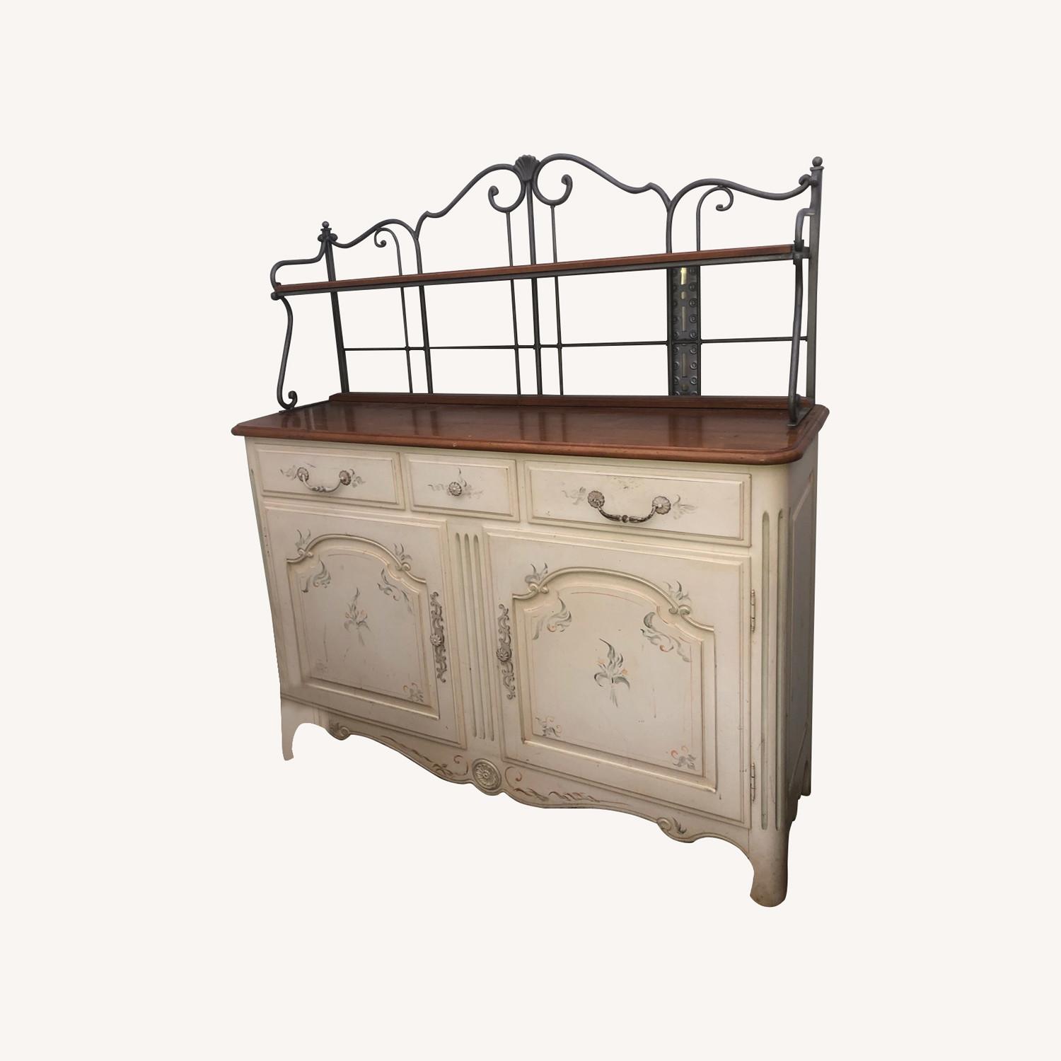 Ethan Allen Country French Buffet Bakers Rack - AptDeco