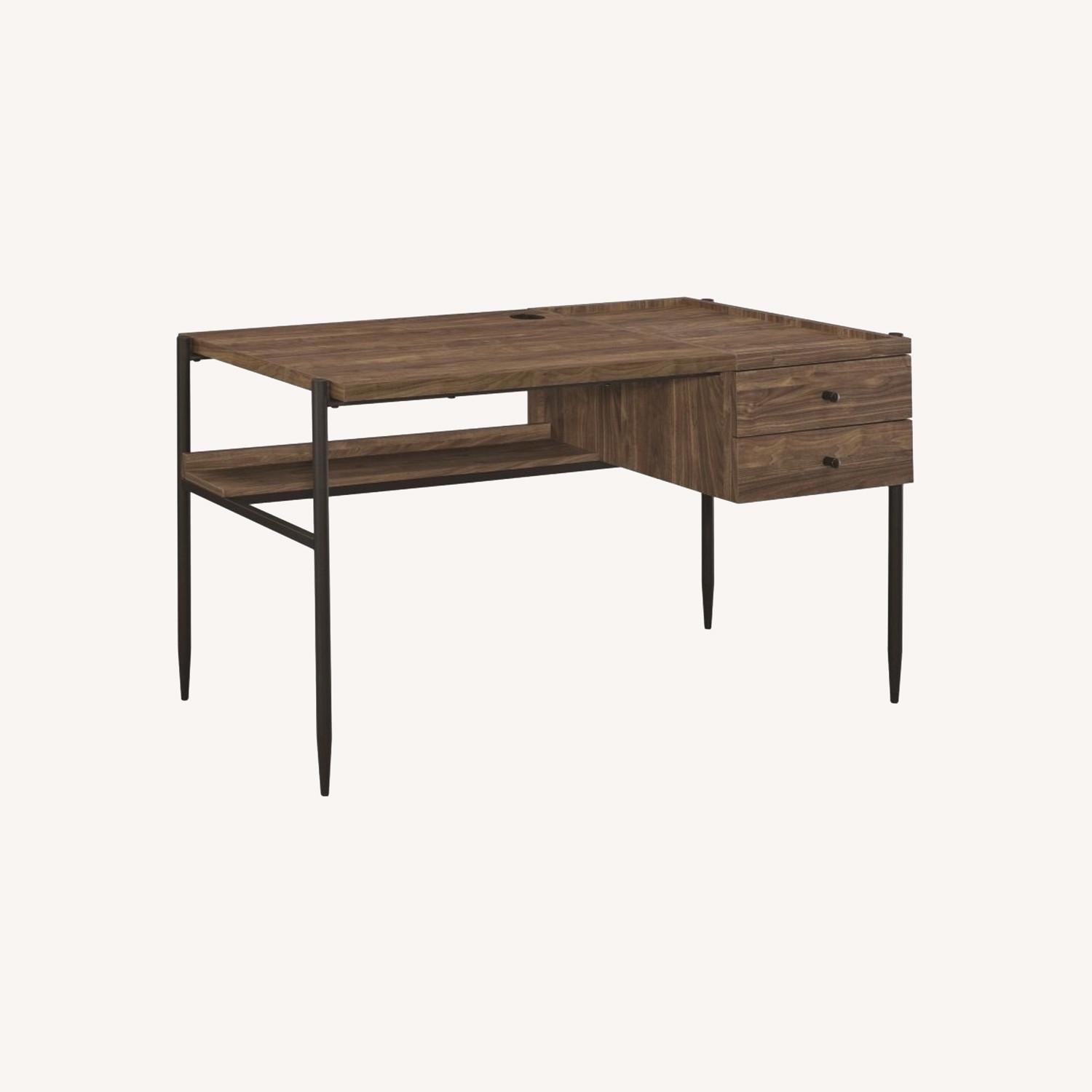 Industrial Style Writing Desk - AptDeco