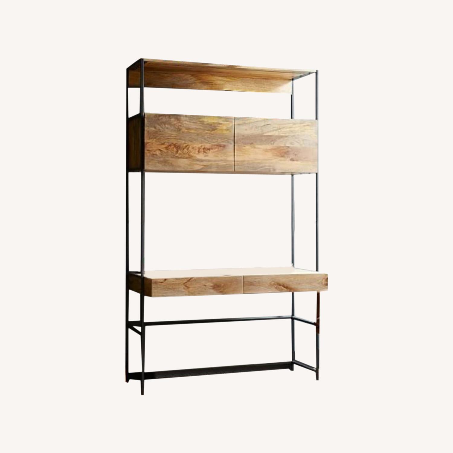 West Elm Industrial Storage Modular System Desk - AptDeco