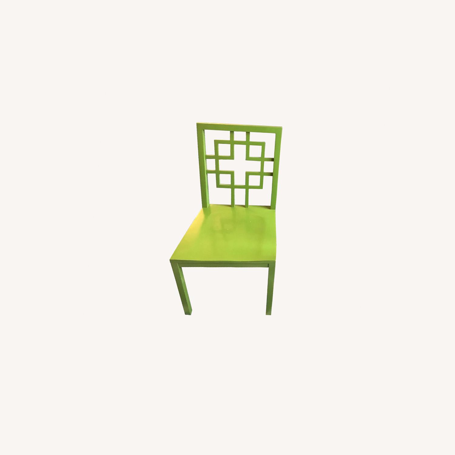 West Elm Overlapping Squares Dining Chairs (2) - AptDeco