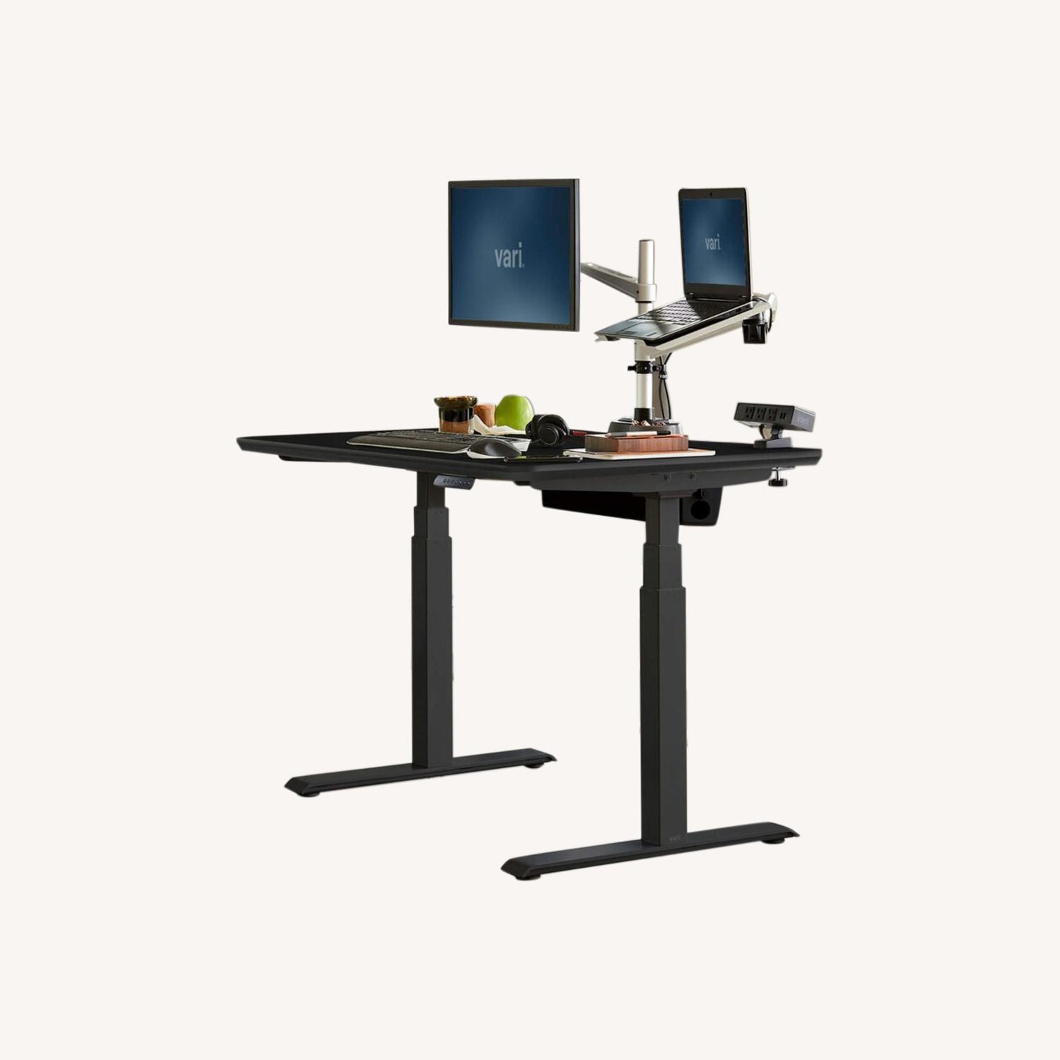 Standing Desk - Electric Varidesk 48" Wide Black - AptDeco