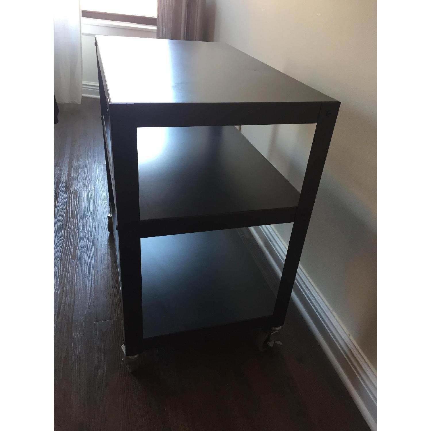 CB2 Go-Cart Carbon Rolling Cart - AptDeco