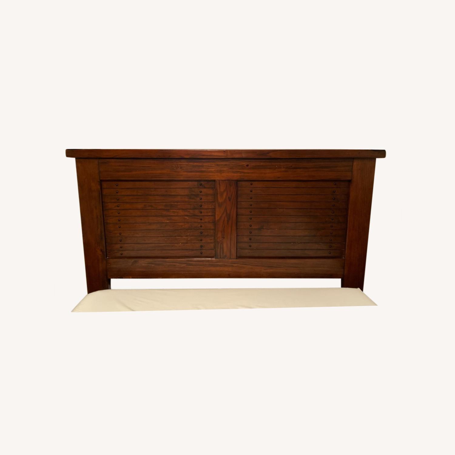 Pier 1 Imports Wood Headboard - AptDeco