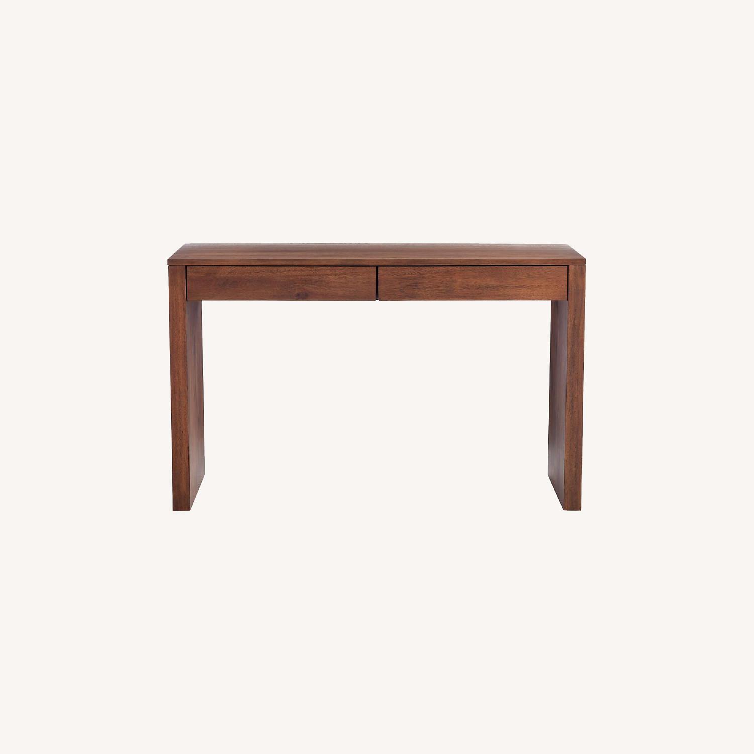 CB2 Acacia Wooden Desk - AptDeco