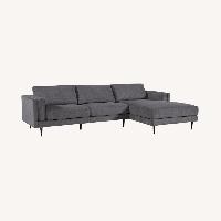 Aquarius light grey 2 piece sectional store