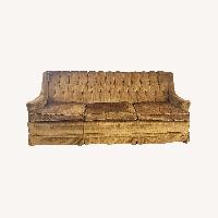 Ethan allen tufted sofa store
