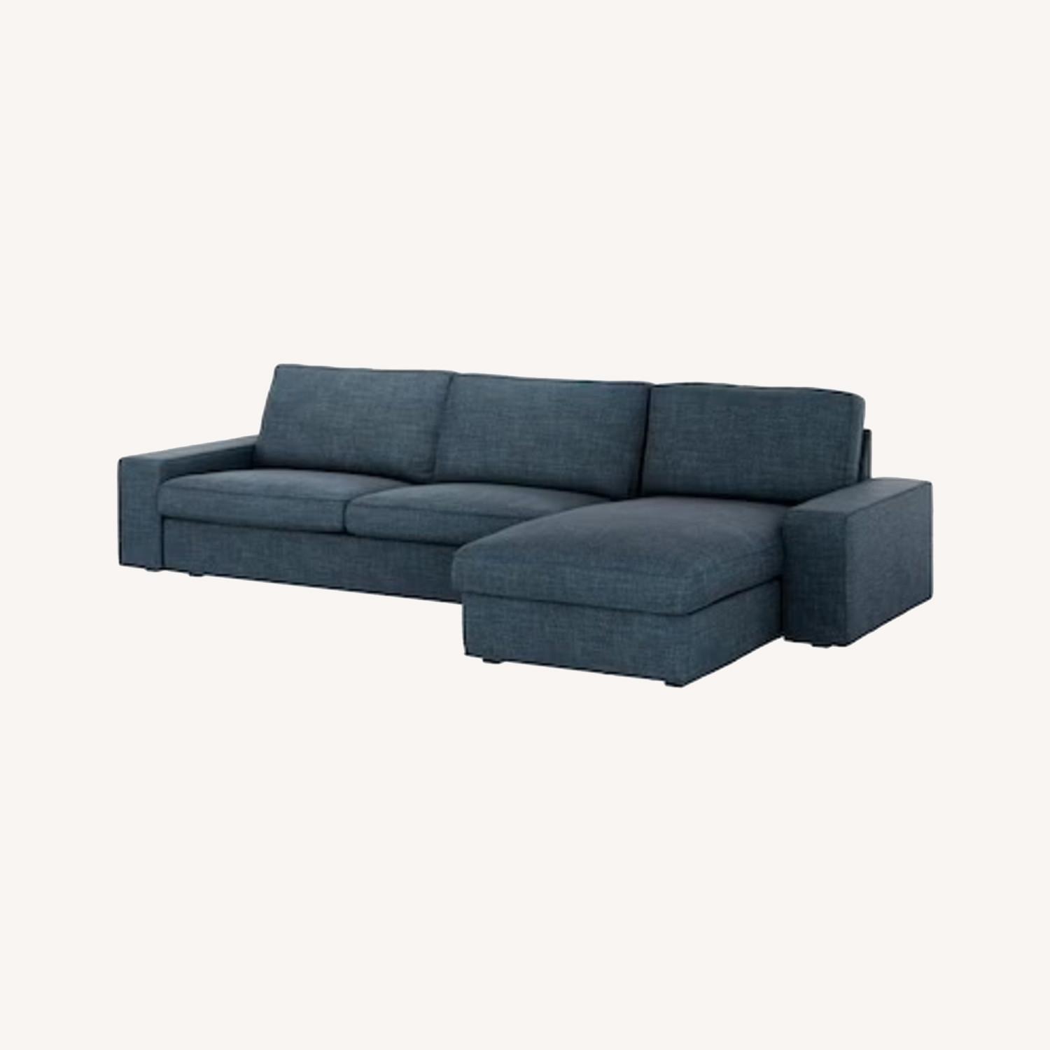 IKEA Kivik 4-seat Sectional 125" long - AptDeco