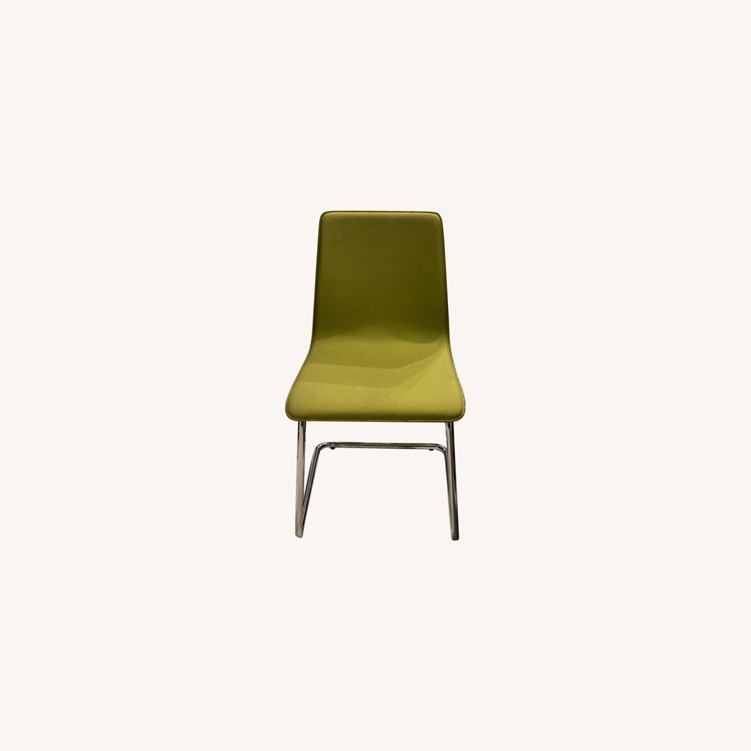 CB2 Pony Tweed Chair - AptDeco