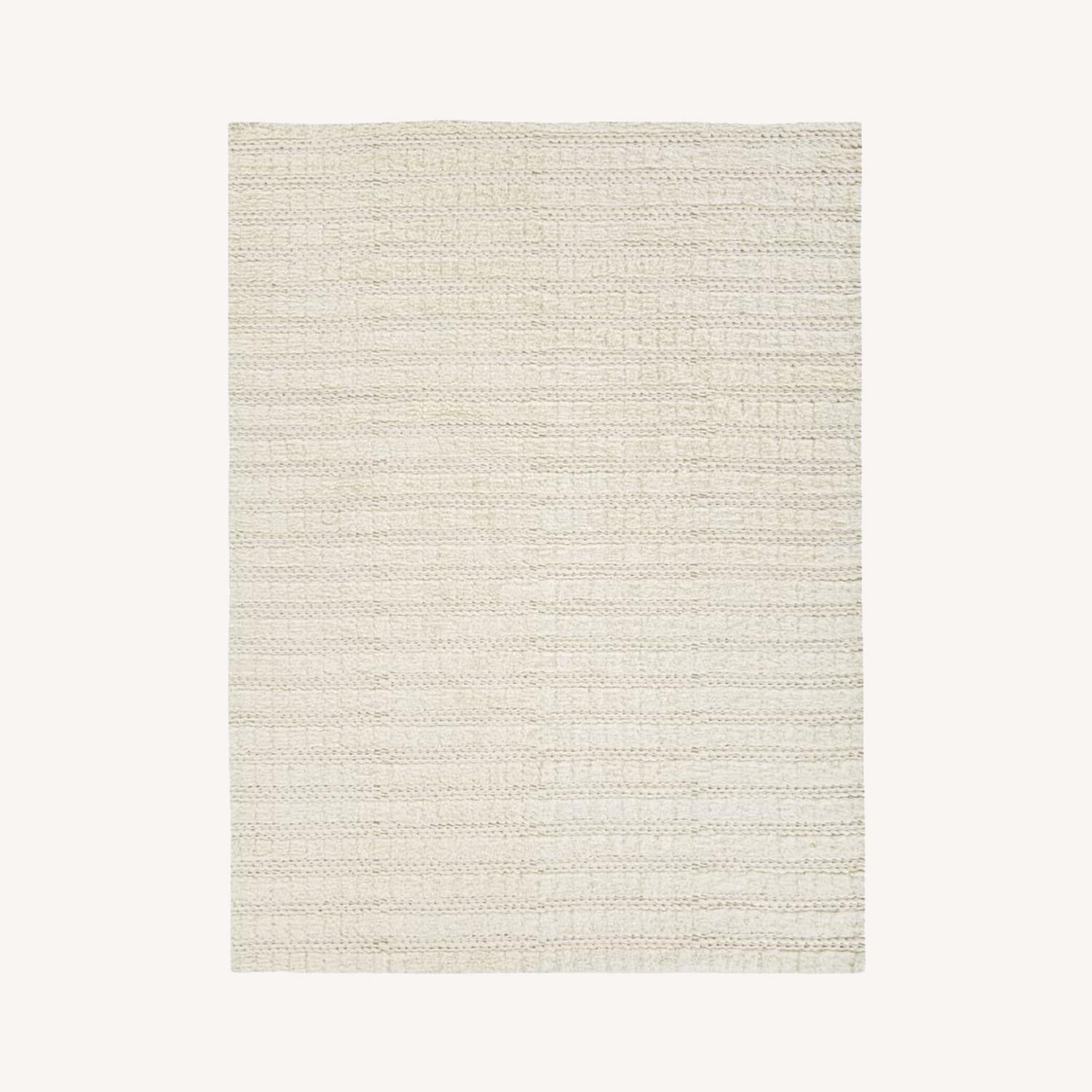 West Elm Braid Stripe Sweater Rug - AptDeco