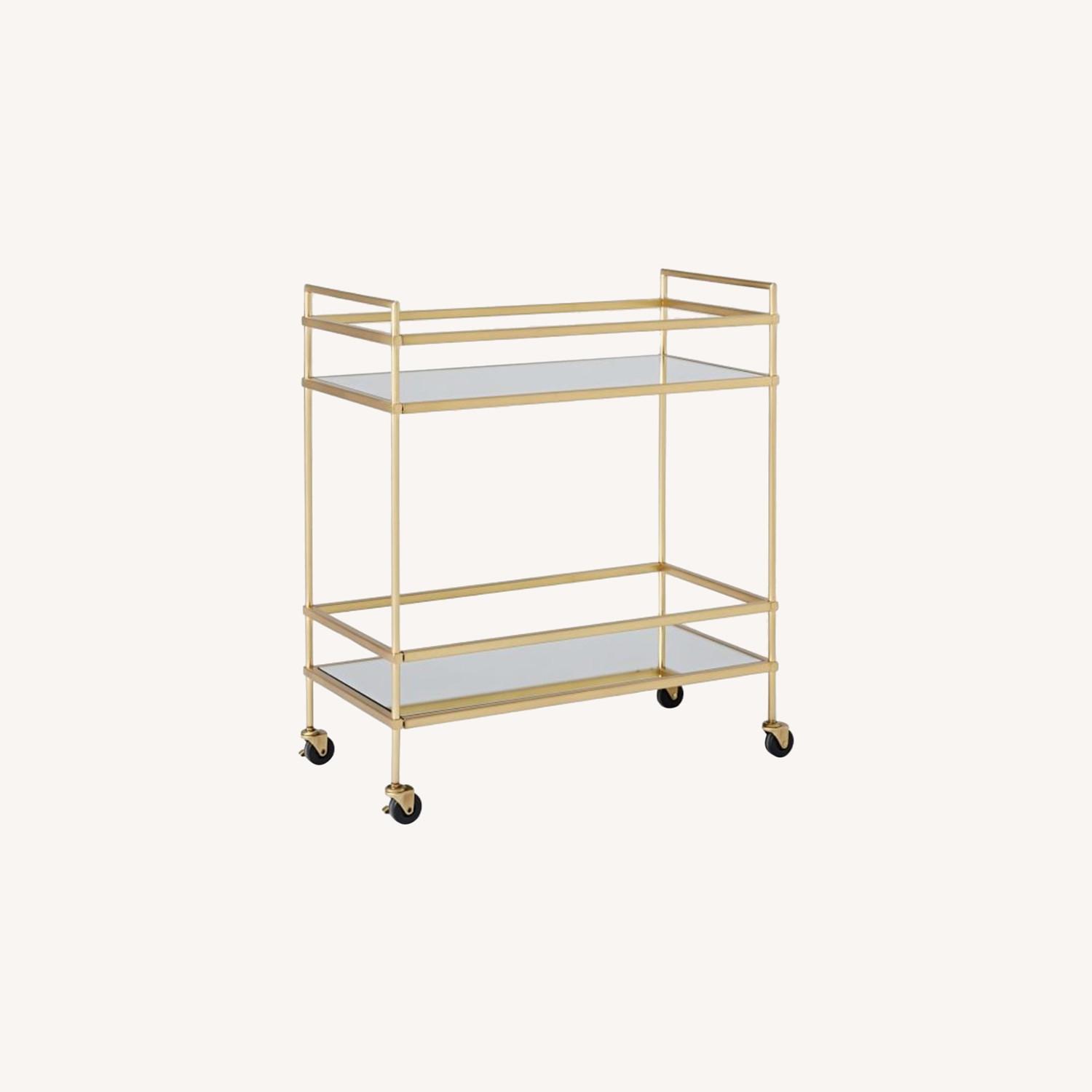 West Elm Terrace Bar Cart - AptDeco
