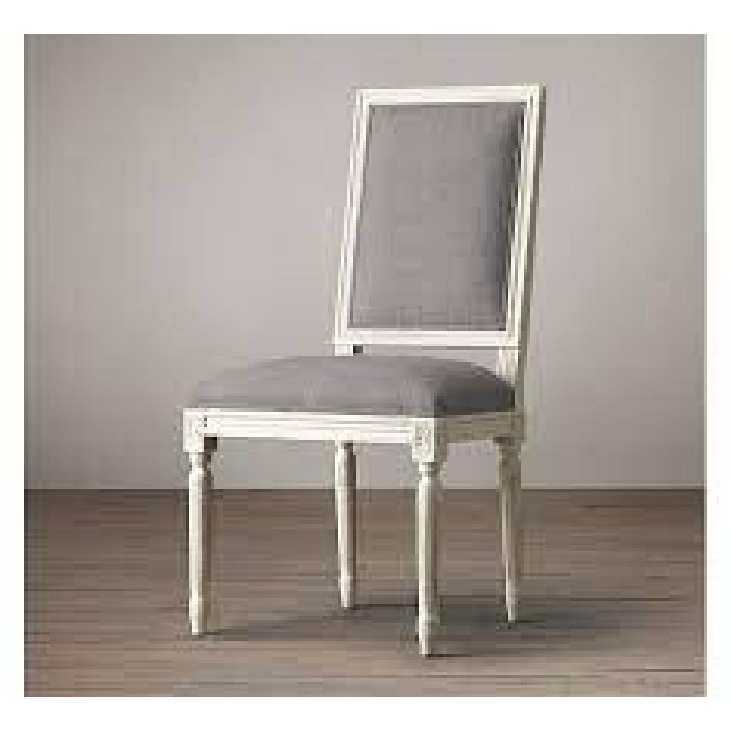 Restoration Hardware Square Back Dining Chairs - AptDeco