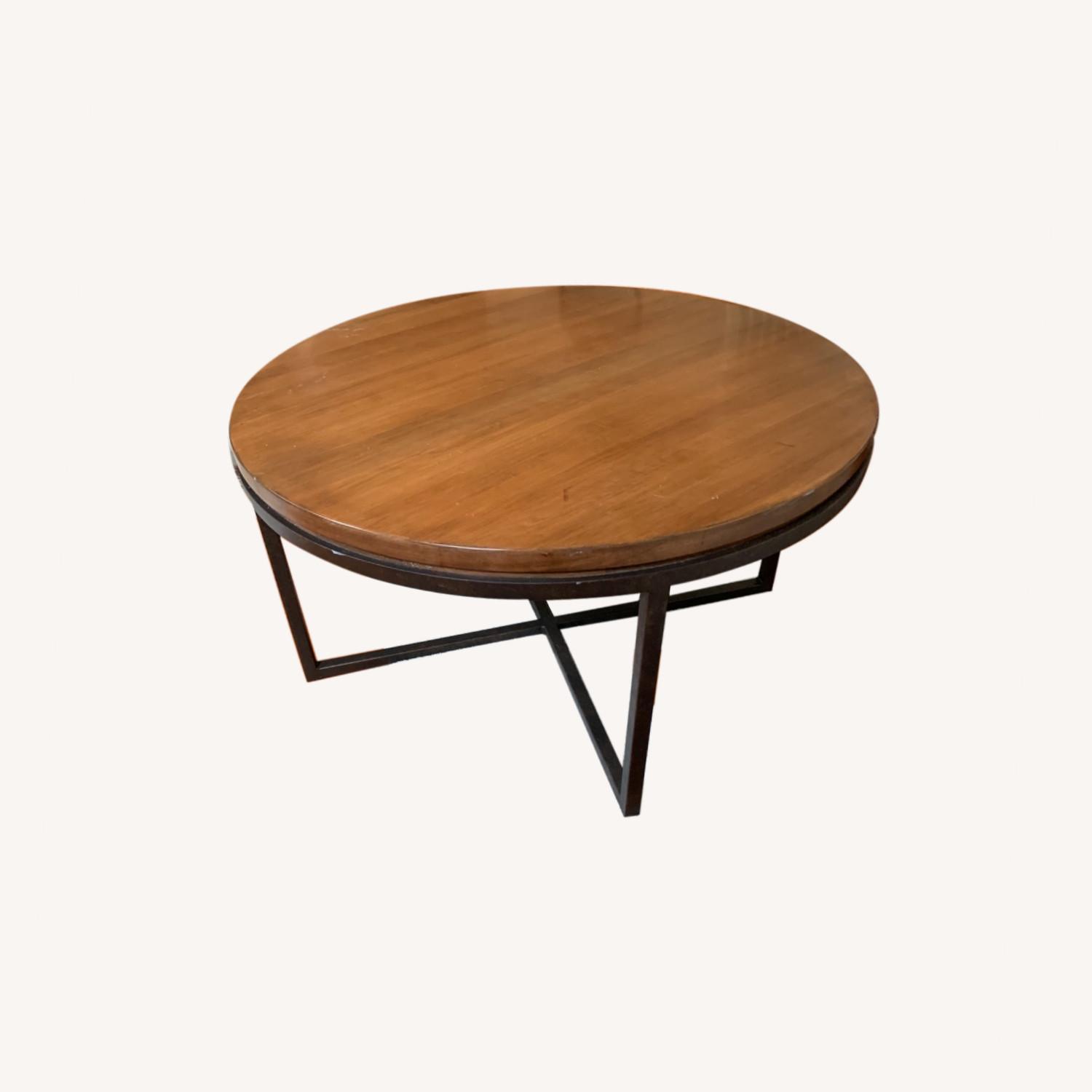 Sherrill Occasional Round Cocktail Table - AptDeco