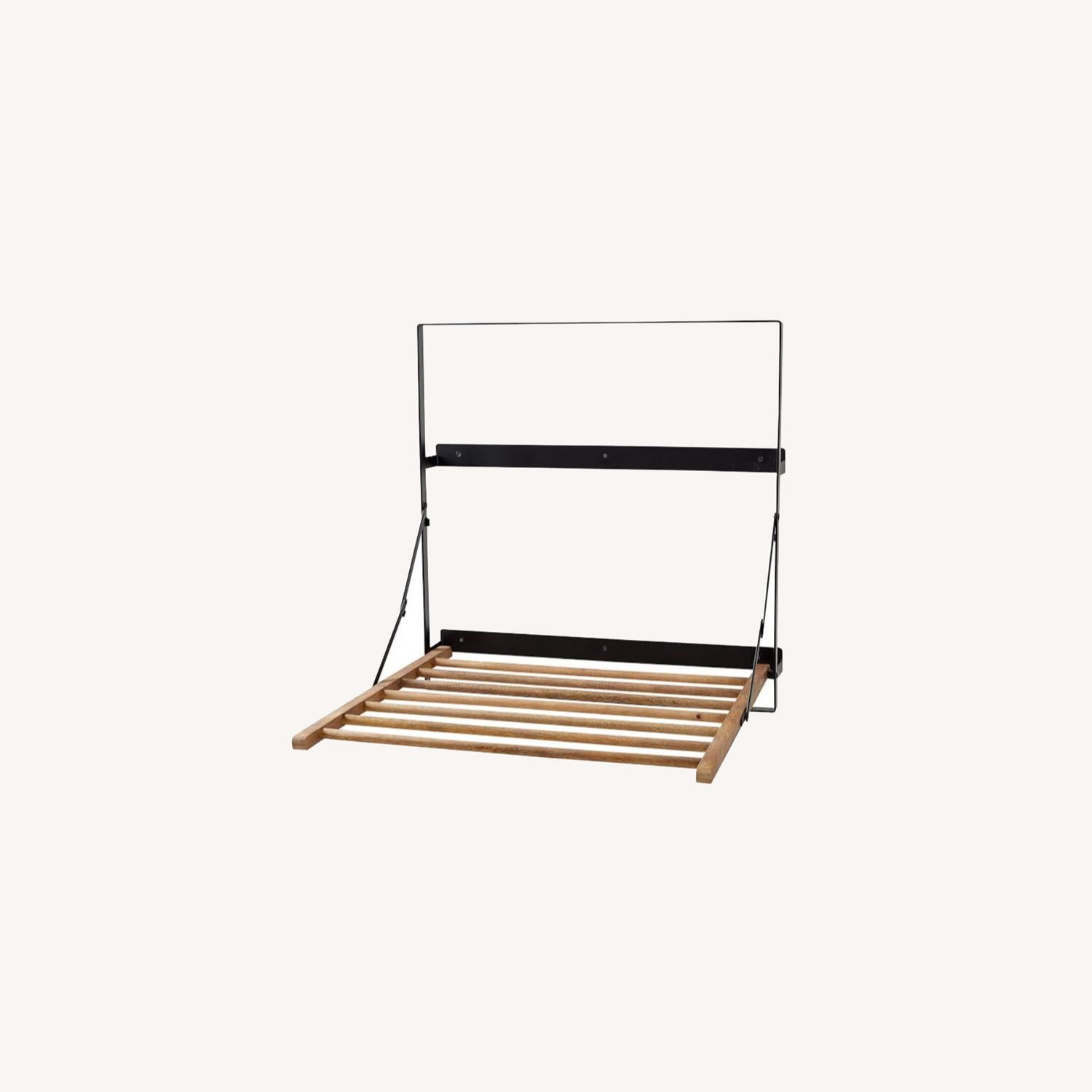 Pottery Barn Trenton Laundry Drying Rack, Rustic - AptDeco
