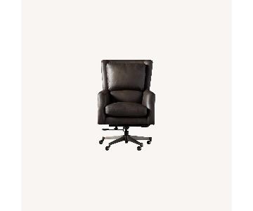 Arhaus Alex Leather Desk Chair - AptDeco