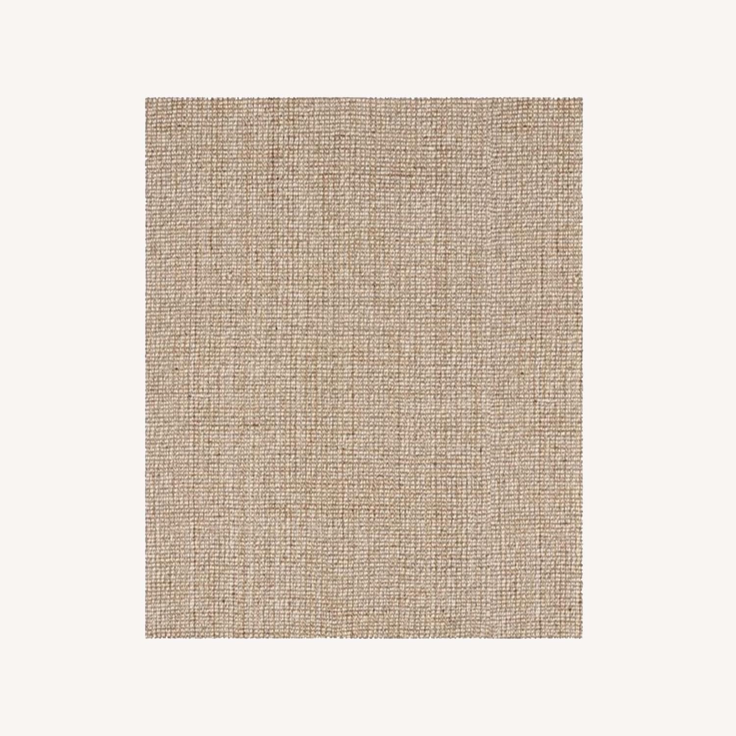 Pottery Barn Chunky Wool/Jute Rug, 9 x 12',Natural - AptDeco
