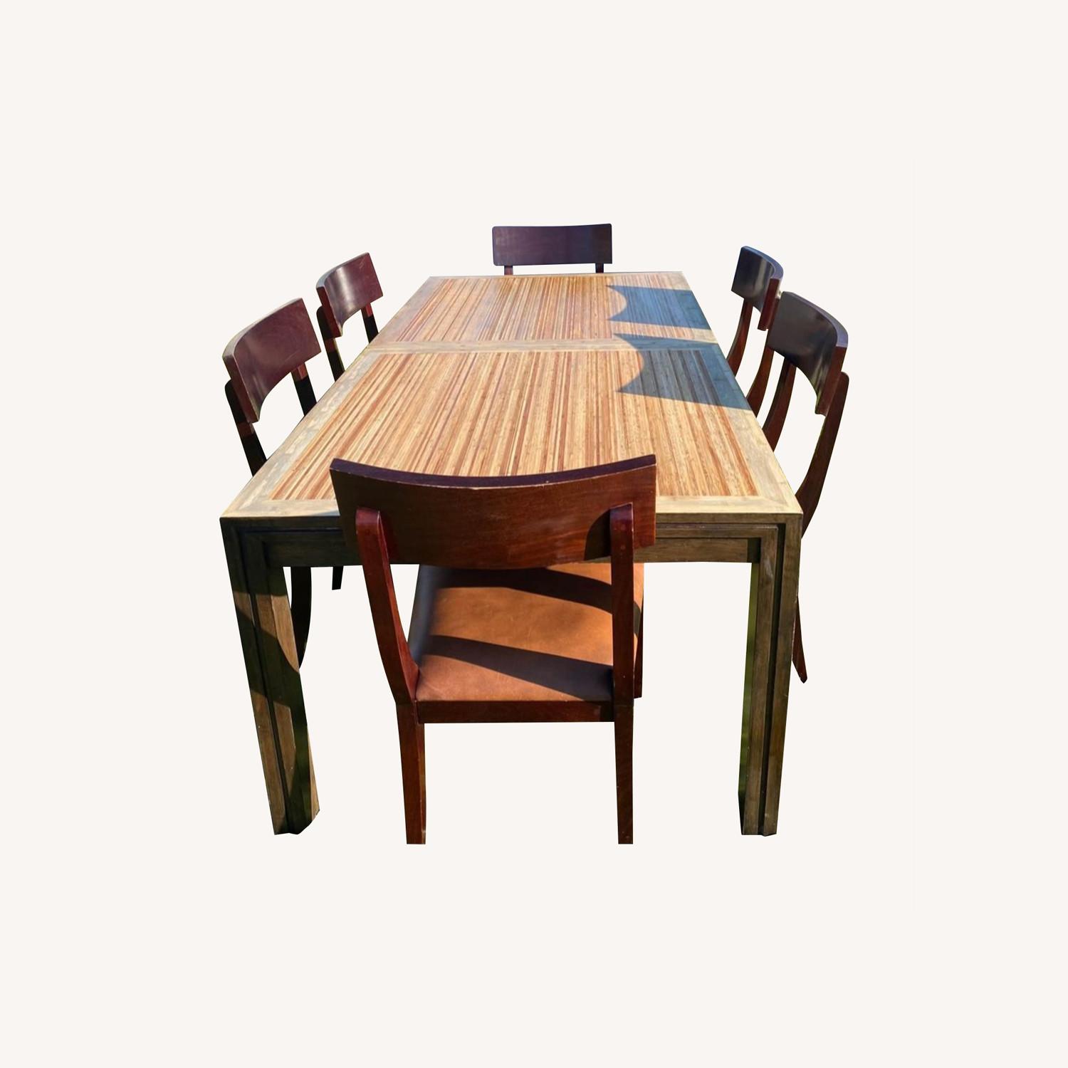 Crate & Barrel Table and 6 Chairs - AptDeco