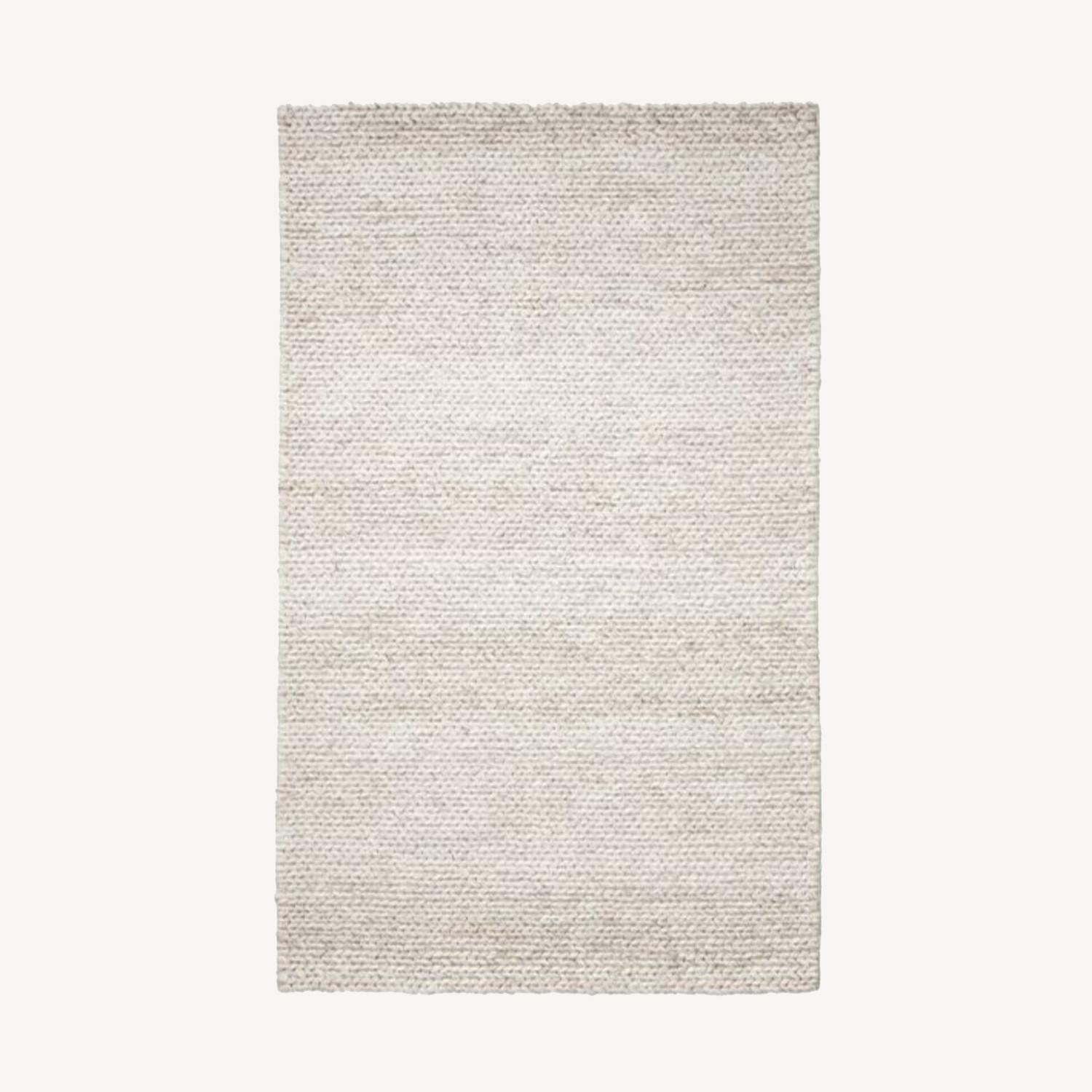 Pottery Barn Chunky Knit Sweater Handwoven Rug - AptDeco