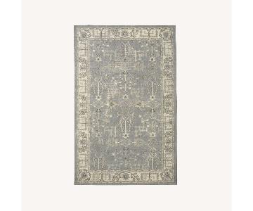 Pottery Barn Reeva Handwoven Rug, 5 x 8', Chambray - AptDeco