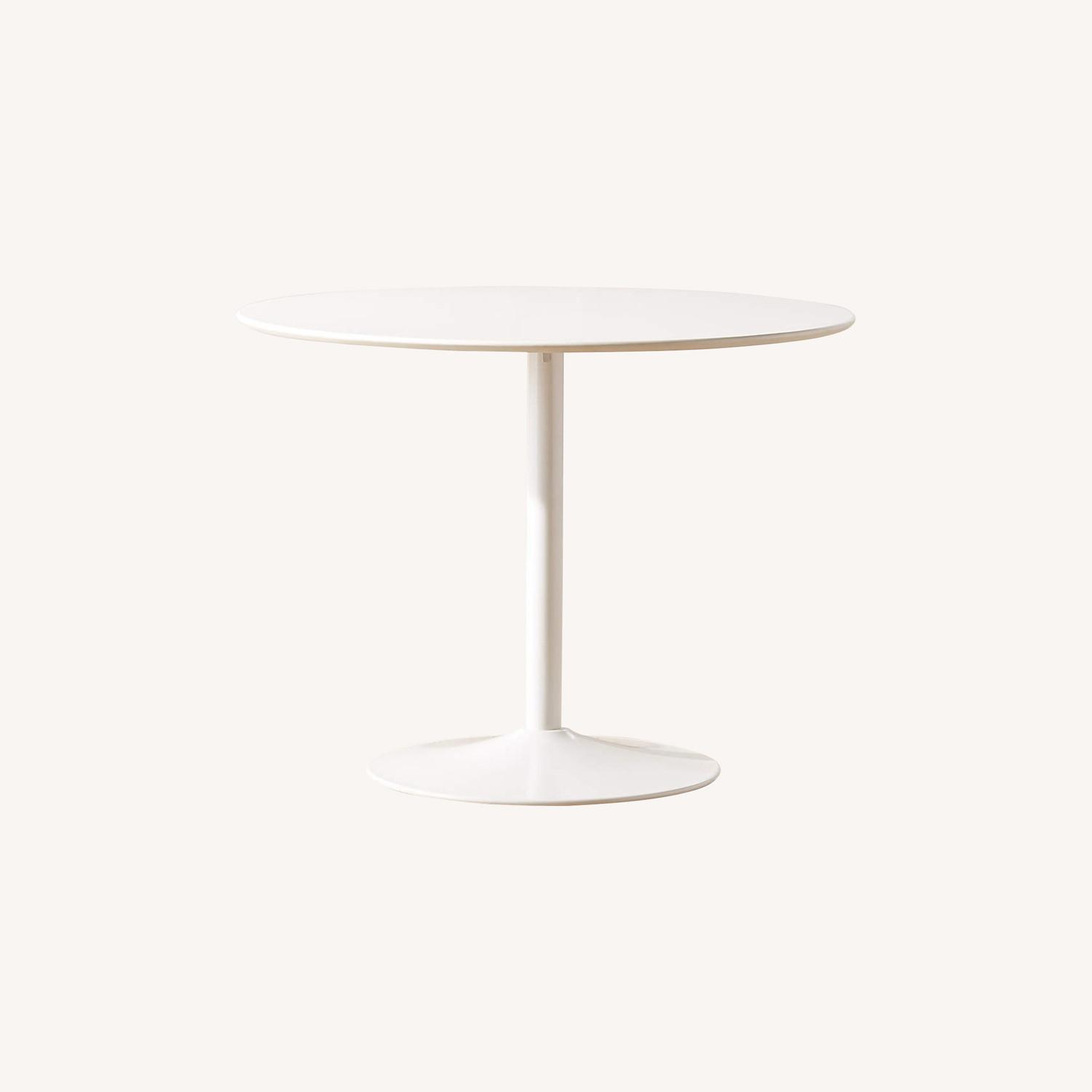 CB2 ODYSSEY White Dining Table - AptDeco