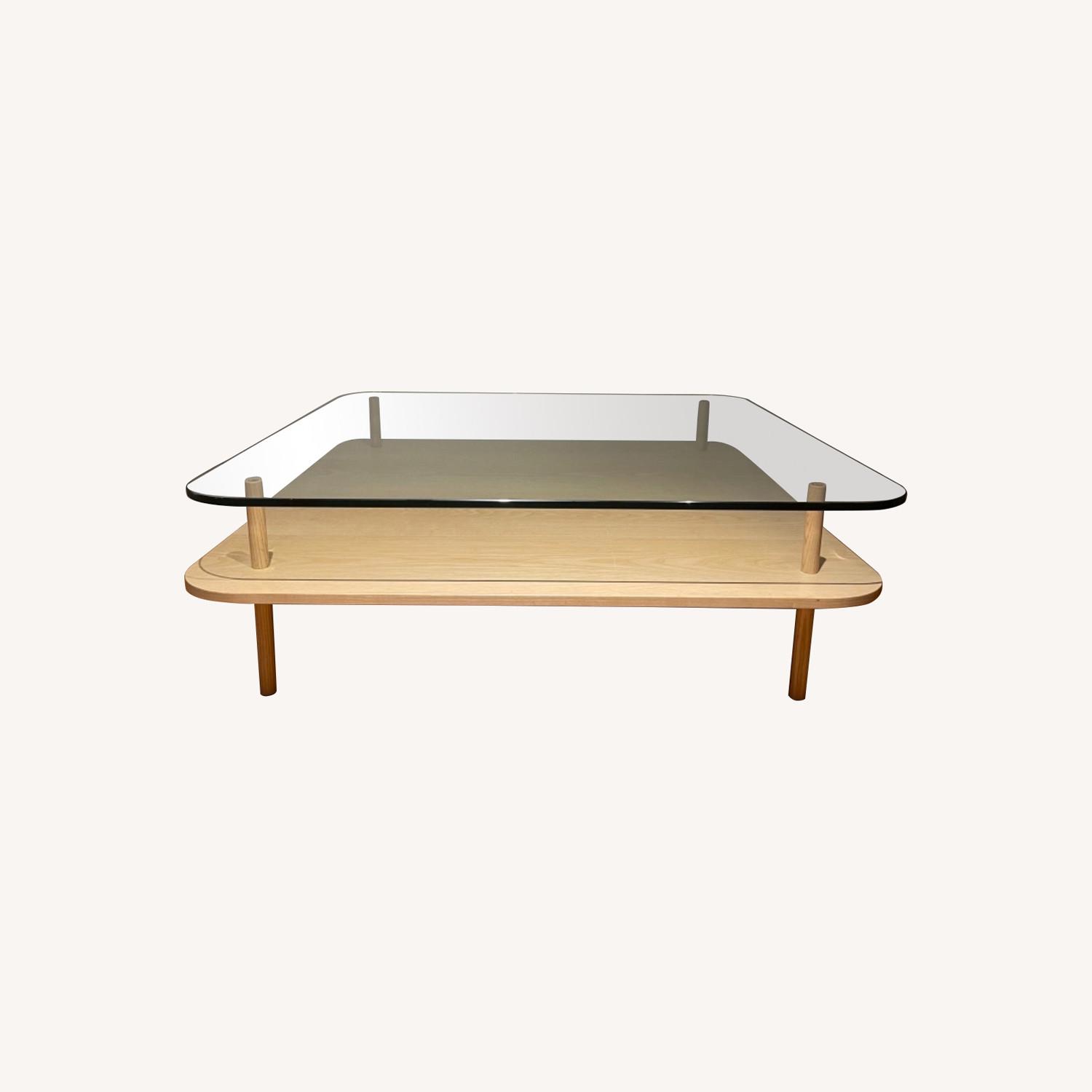 Glass Top Coffee Table from Design Within Reach - AptDeco