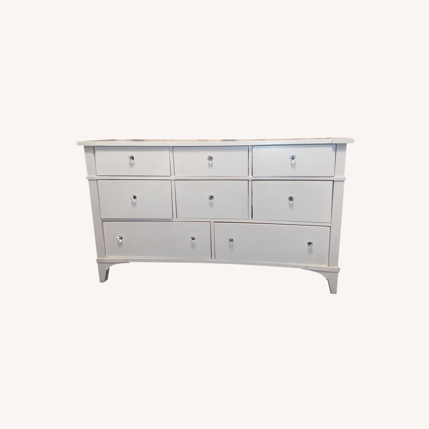 Raymour Flanigan White Dresser AptDeco raymour-flanigan-white-dresser-aptdeco