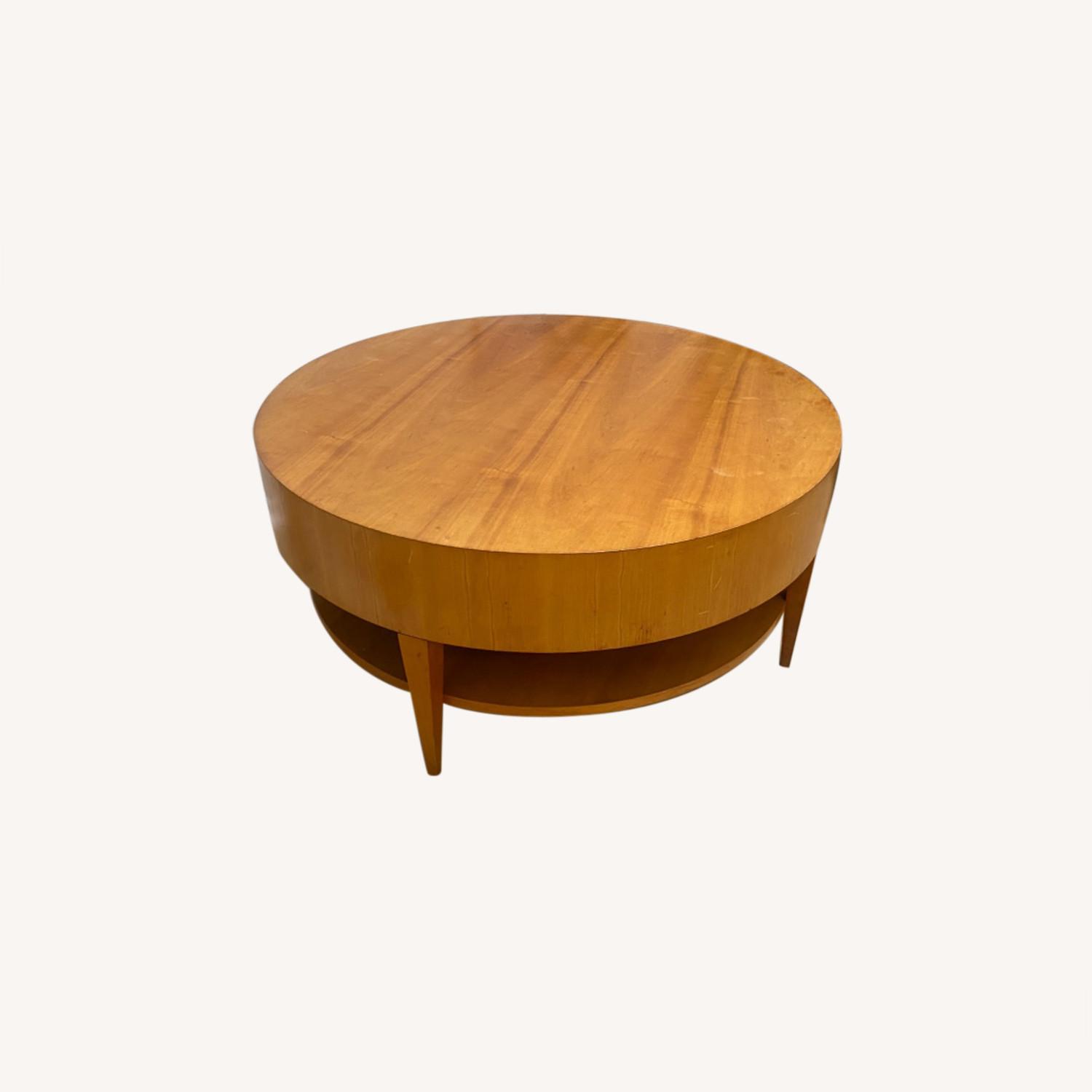 HBF Round Wooden Coffee Table - AptDeco