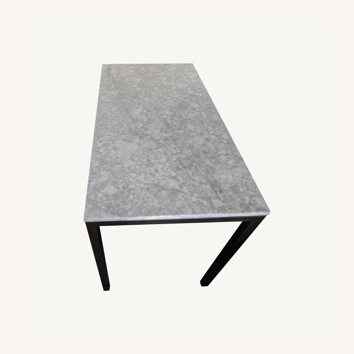 West Elm Marble Counter Height Table - AptDeco
