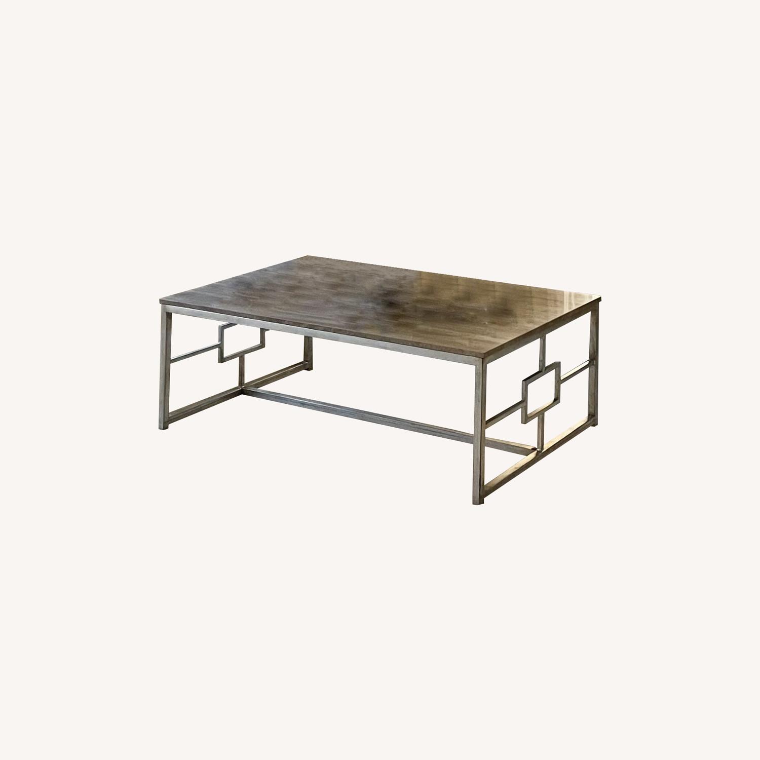Interlude Home Marble Cocktail Table - AptDeco