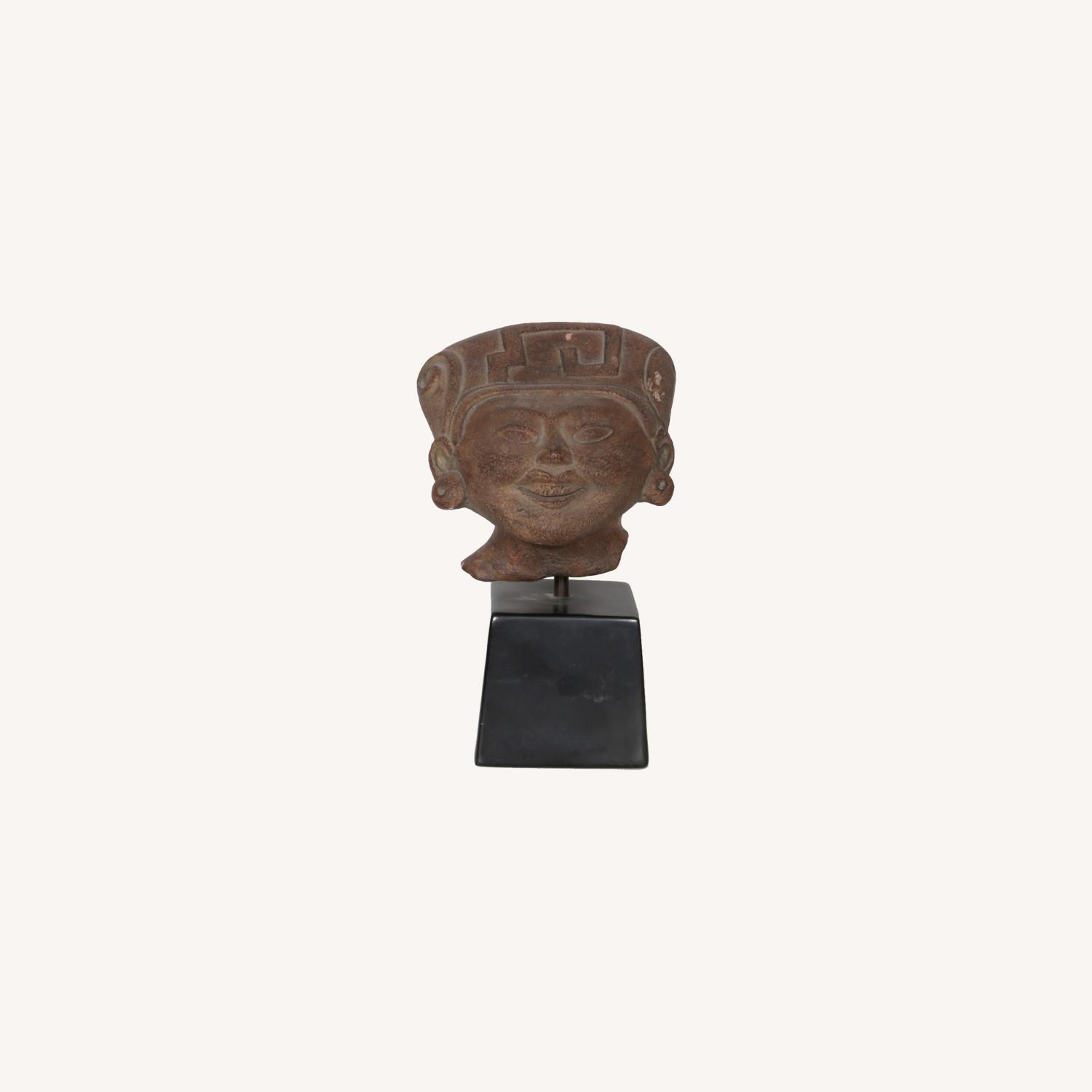 Head of Smiling Figure, Veracruz Mexico - AptDeco