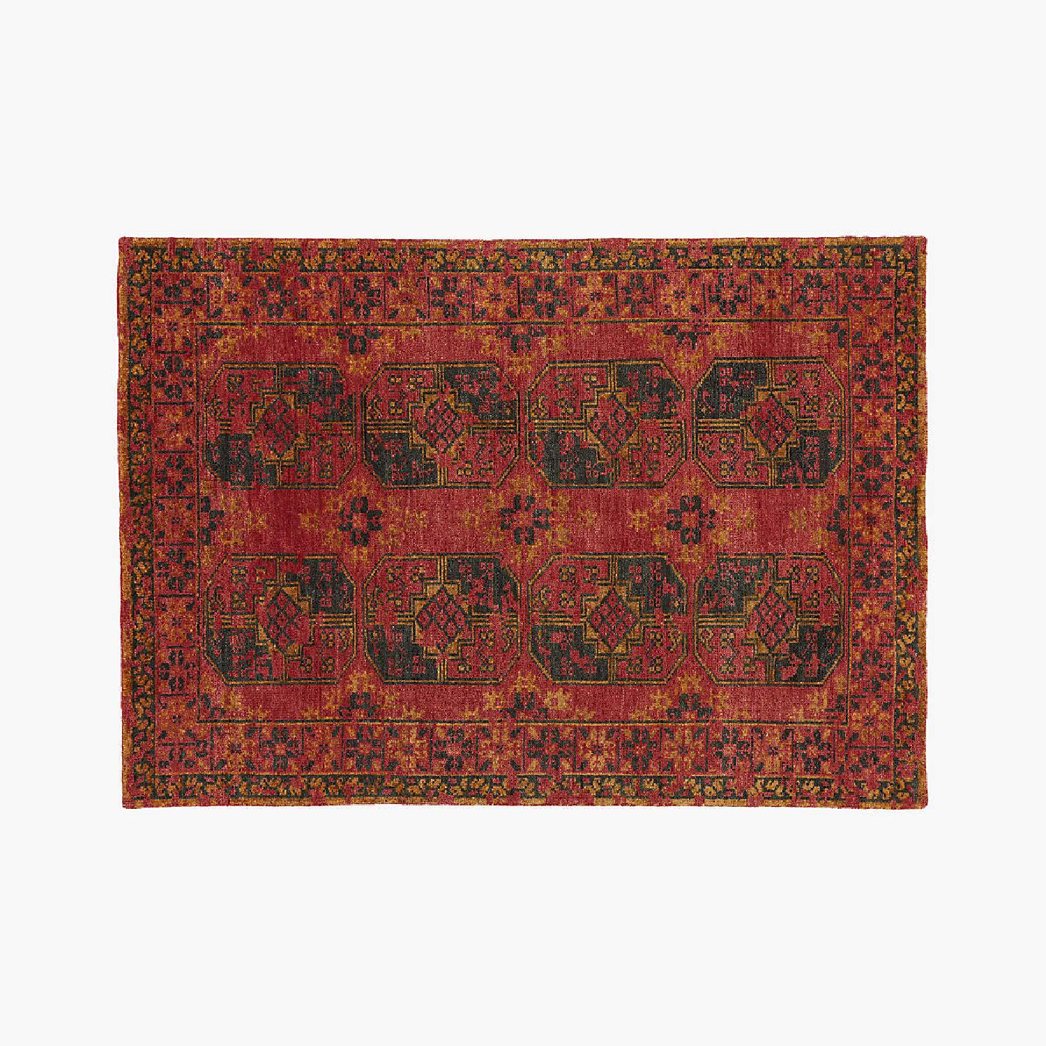 CB2 6x9 Asa Red Rug - AptDeco