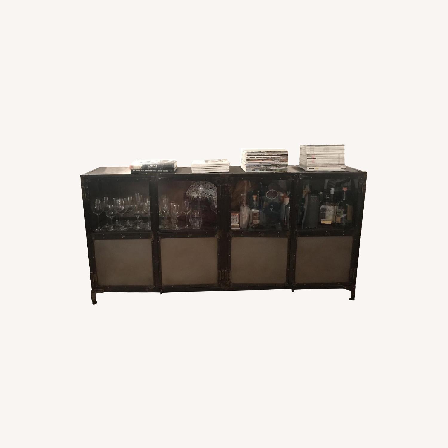 Home Goods Distressed Metal Sideboard - AptDeco