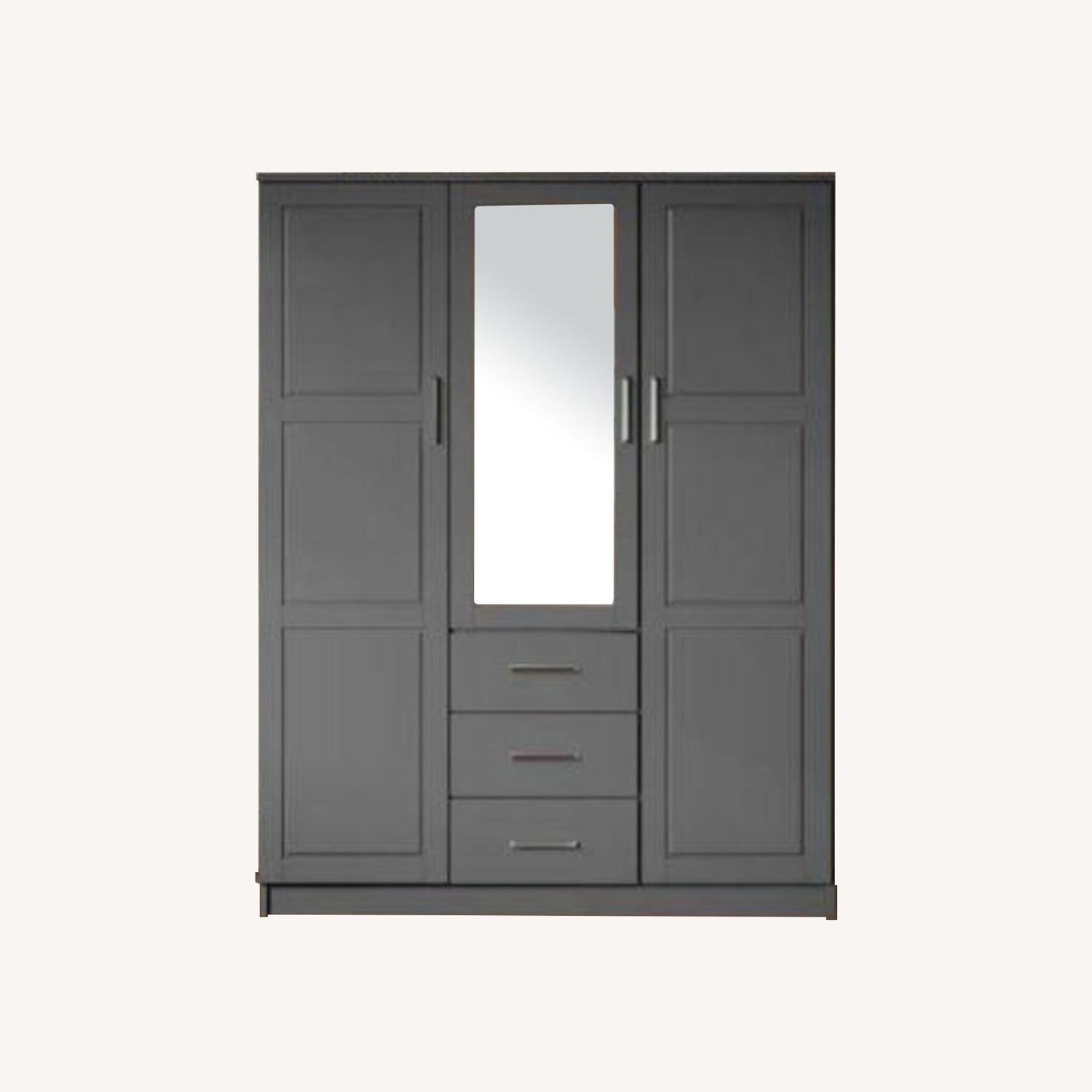 Wayfair Dark Grey 6ft Armoire - AptDeco