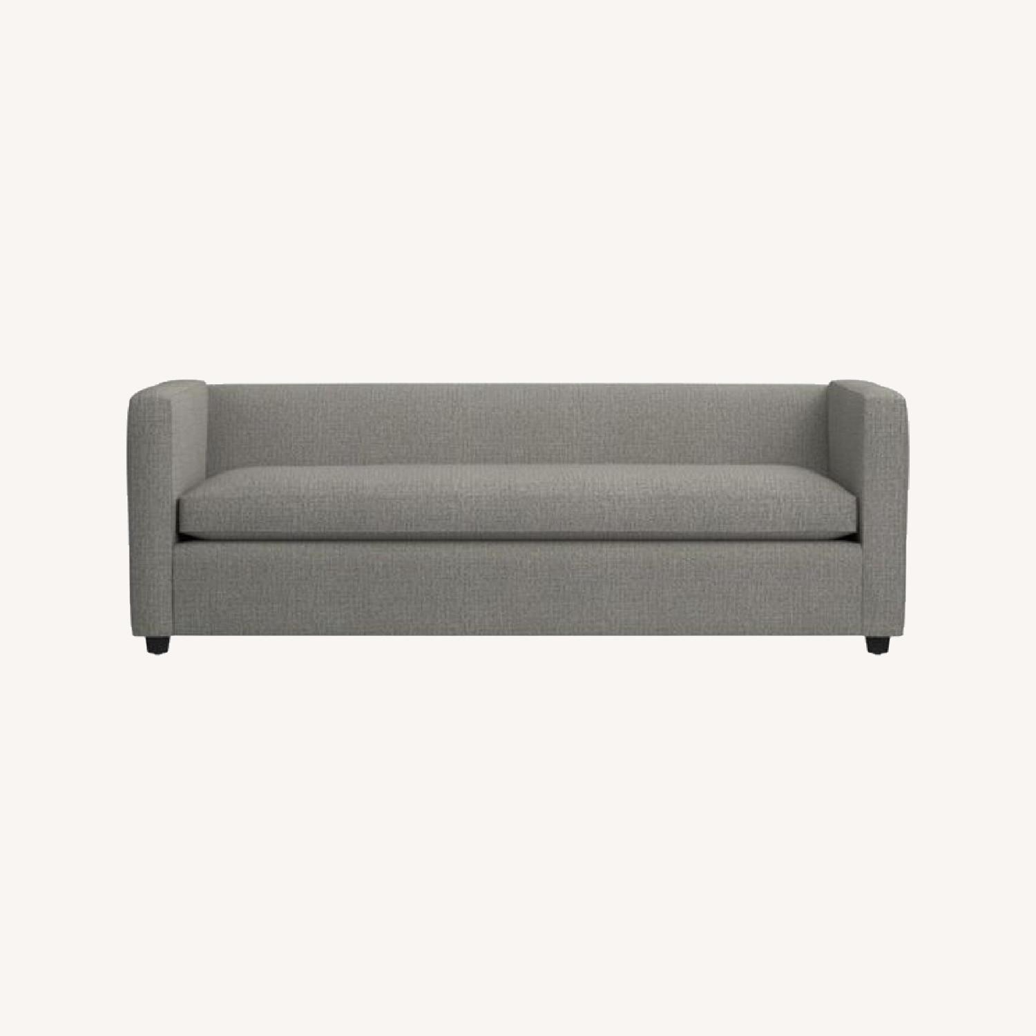 CB2 Movie Salt & Pepper Queen Sleeper Sofa - AptDeco