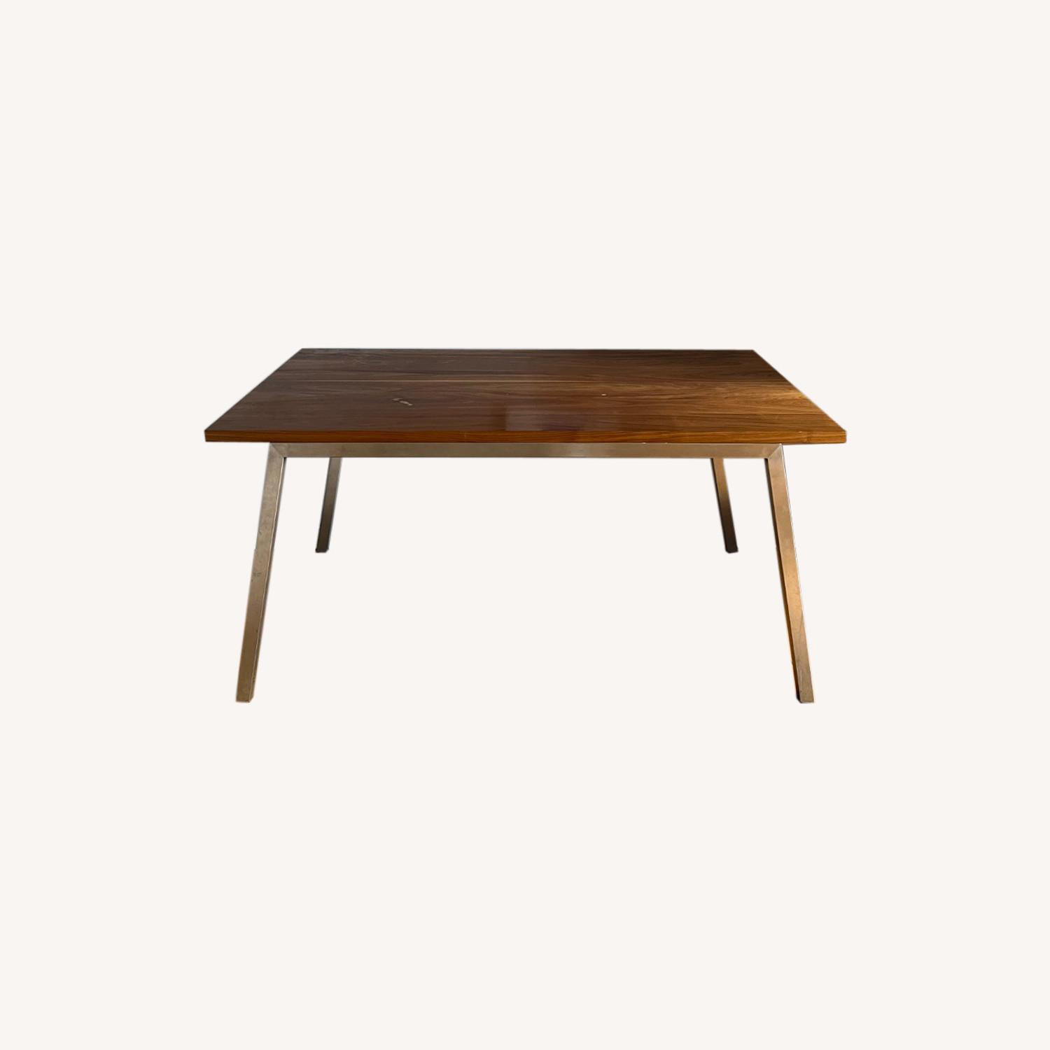Room & Broad Modern Walnut Table - AptDeco