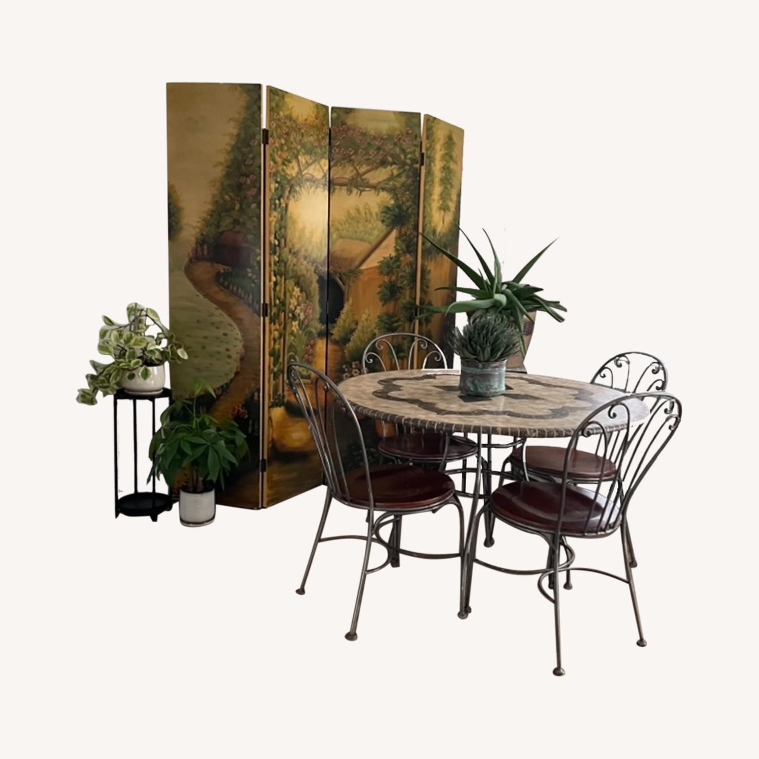 Vintage 4 Panel Screen - AptDeco