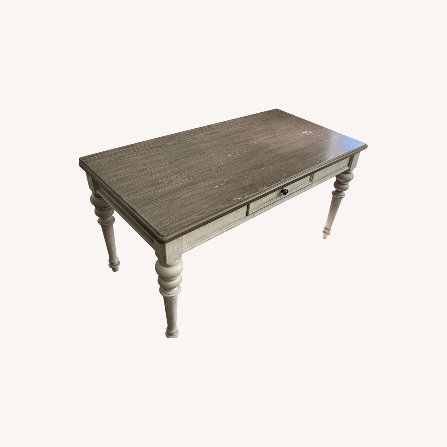 Antique Farmhouse Standing Desk - AptDeco