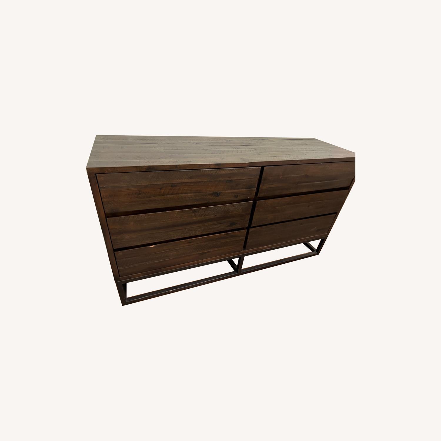 West Elm Smoked Brown Logan Dresser - AptDeco