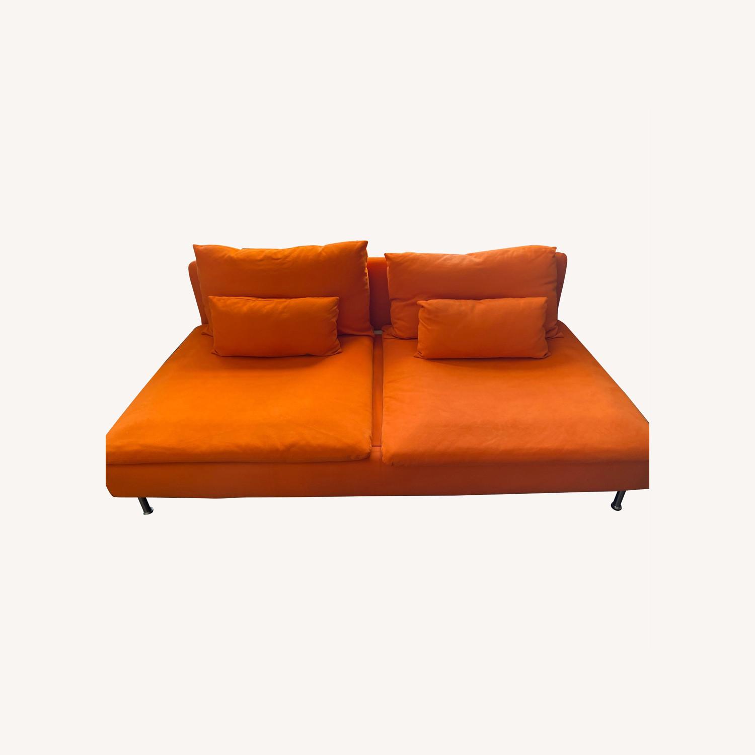 IKEA Orange Soderhamn Sofa - AptDeco