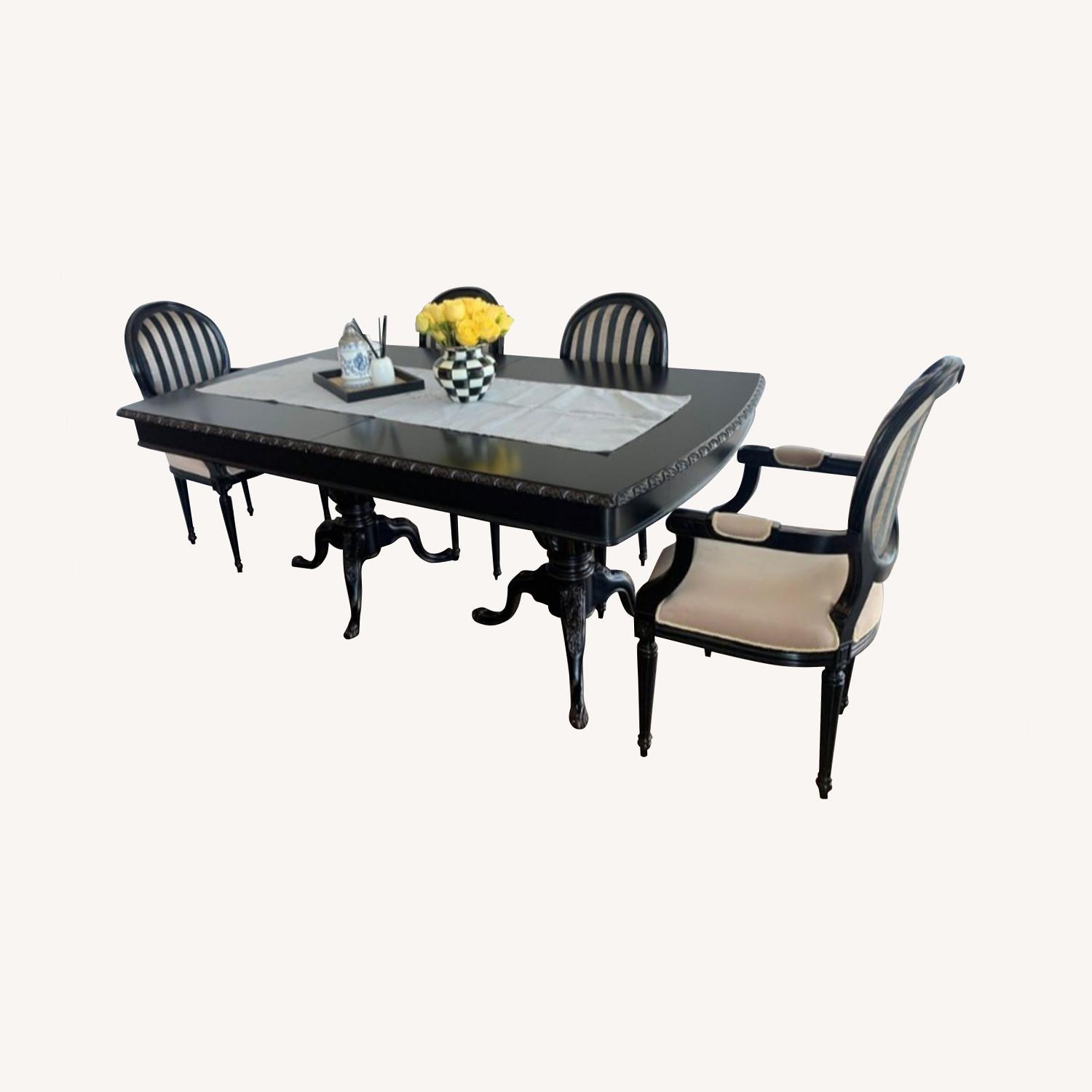 Expandable Dining Table Set for 8 - AptDeco