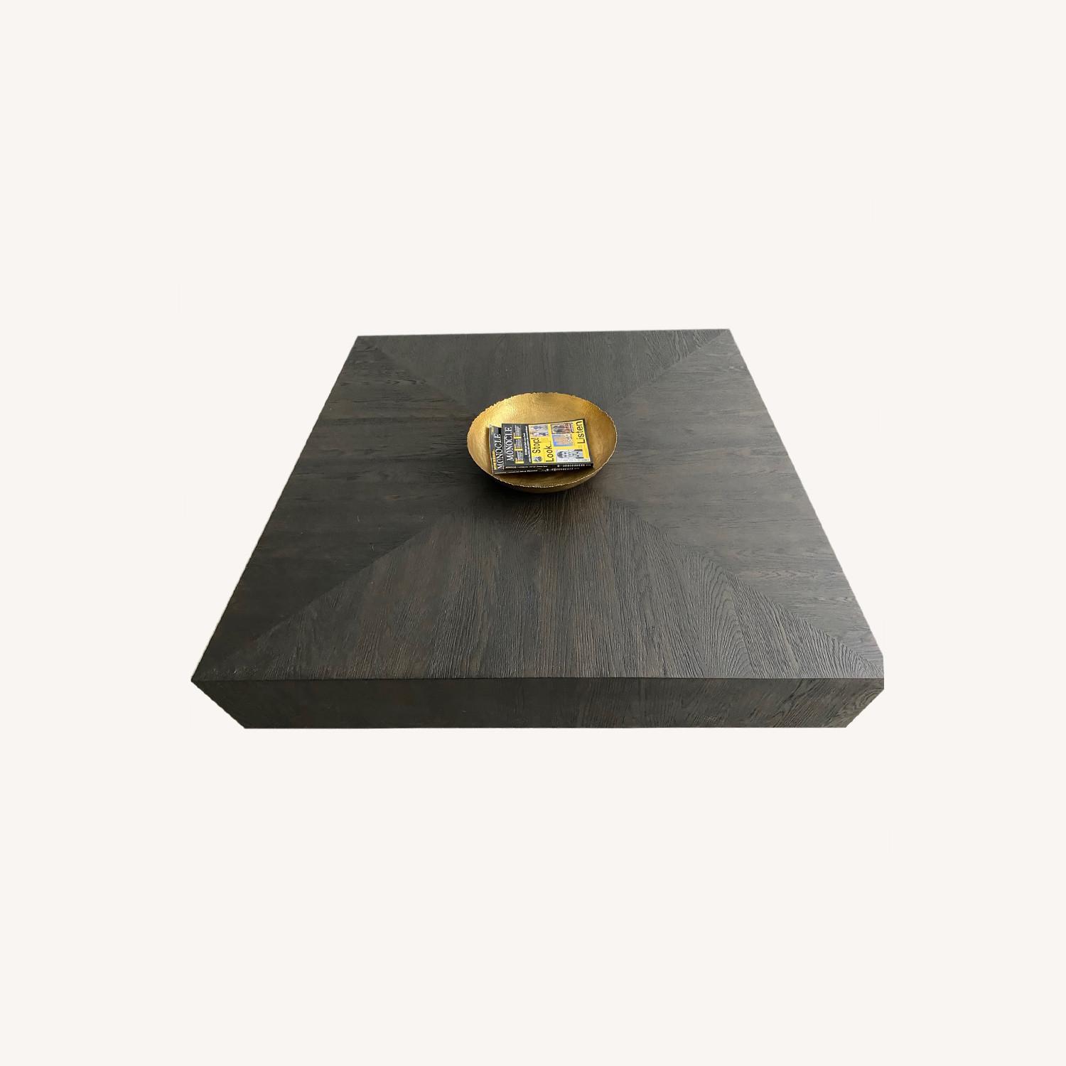 RH Modern Machinto Square Coffee Table - AptDeco