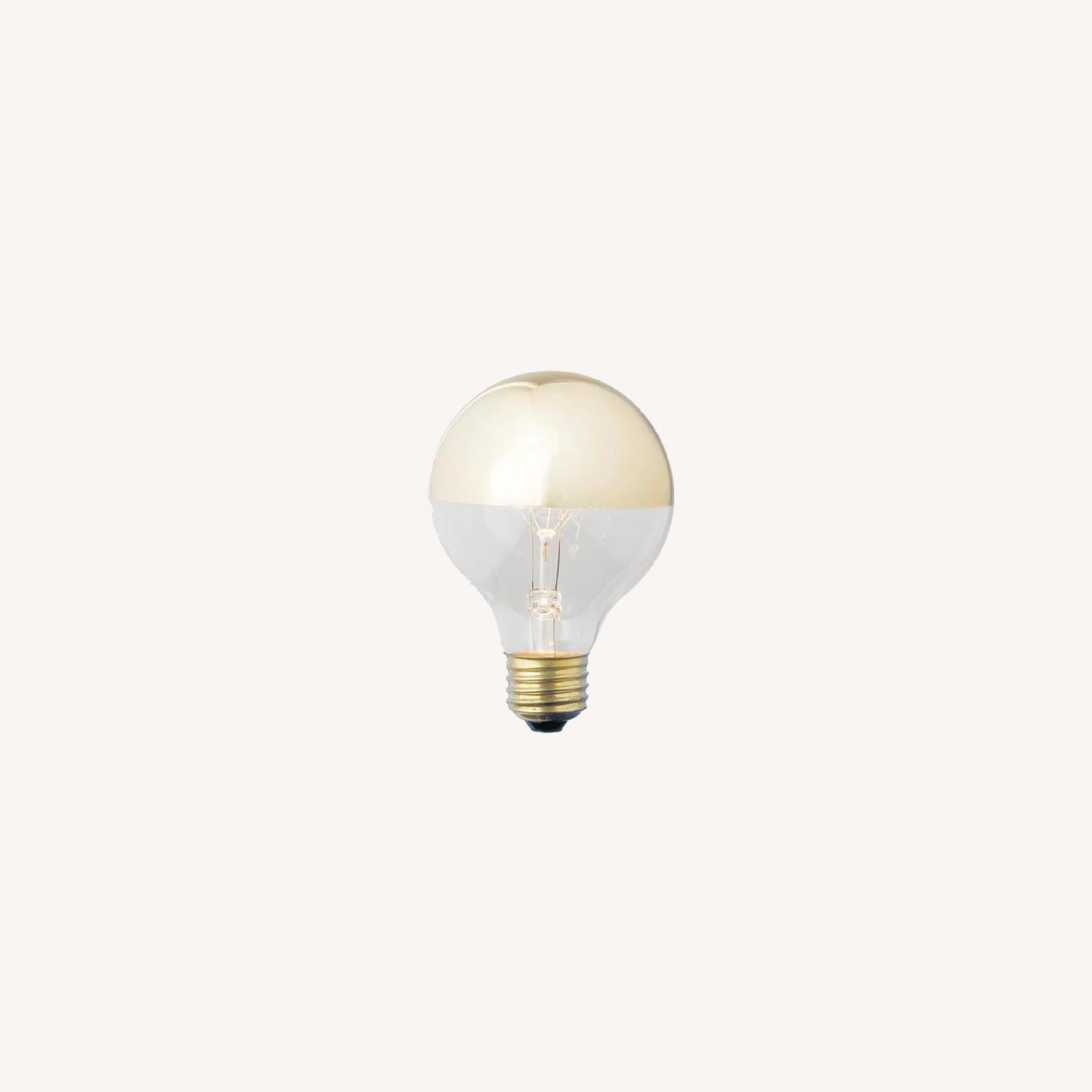 West Elm Gold-Tipped LED Lightbulbs - AptDeco