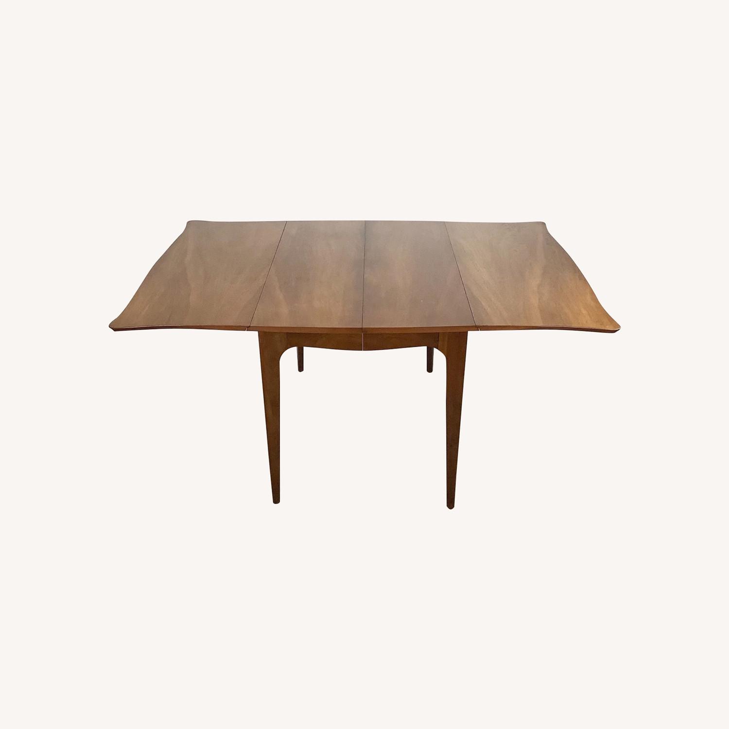 Mid-Century Drop Leaf Extendable Dining Table - AptDeco
