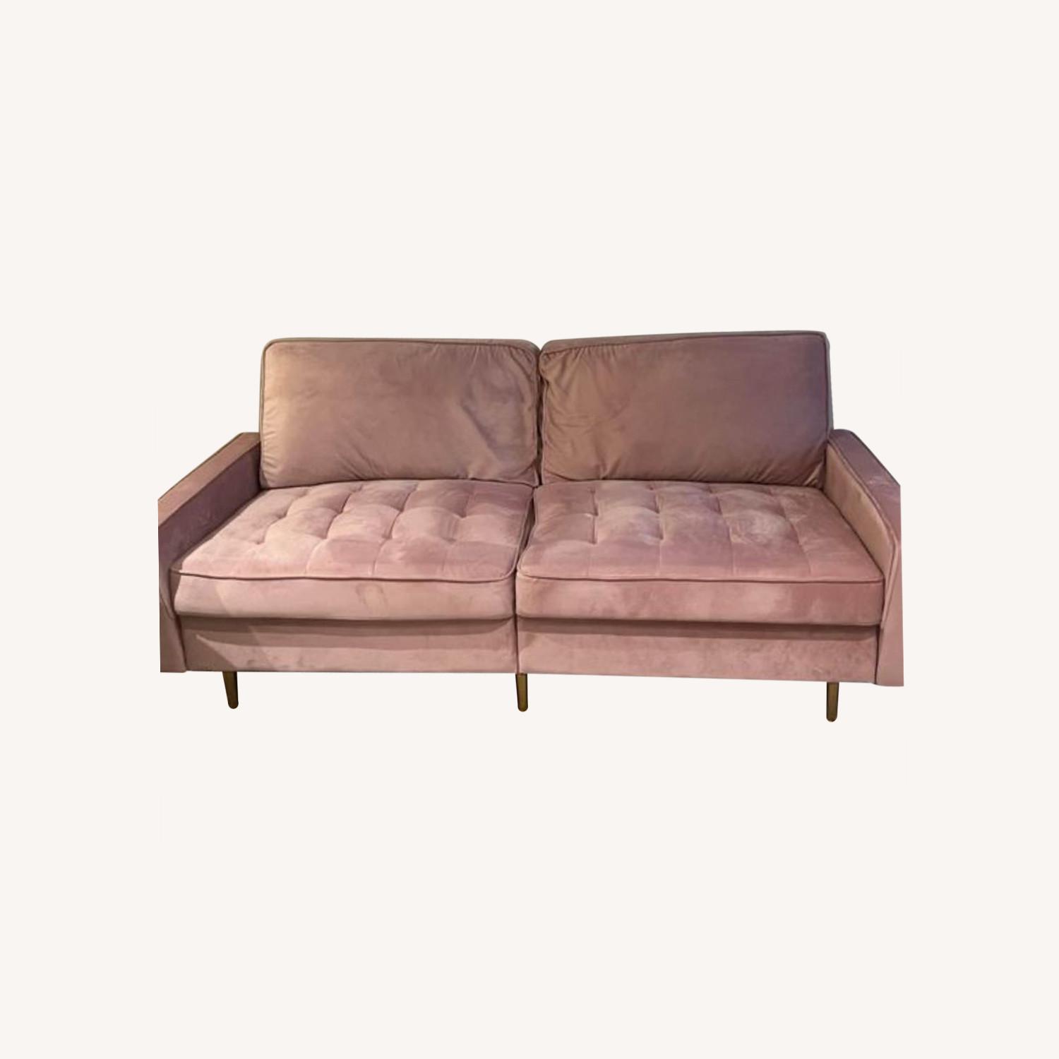 Wayfair Pink Glam Velvet Sofa - AptDeco