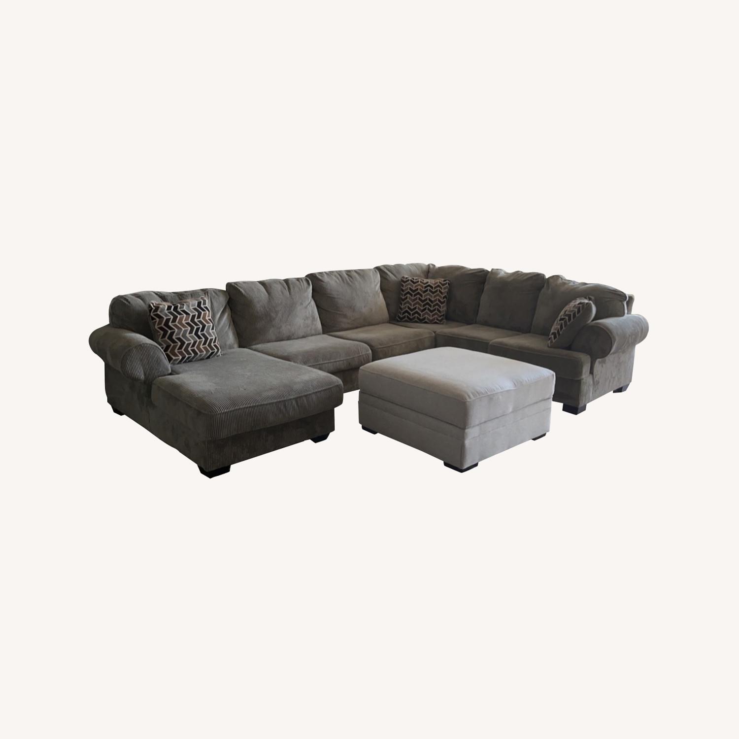 Ashley Furniture 3 Piece Sectional - AptDeco