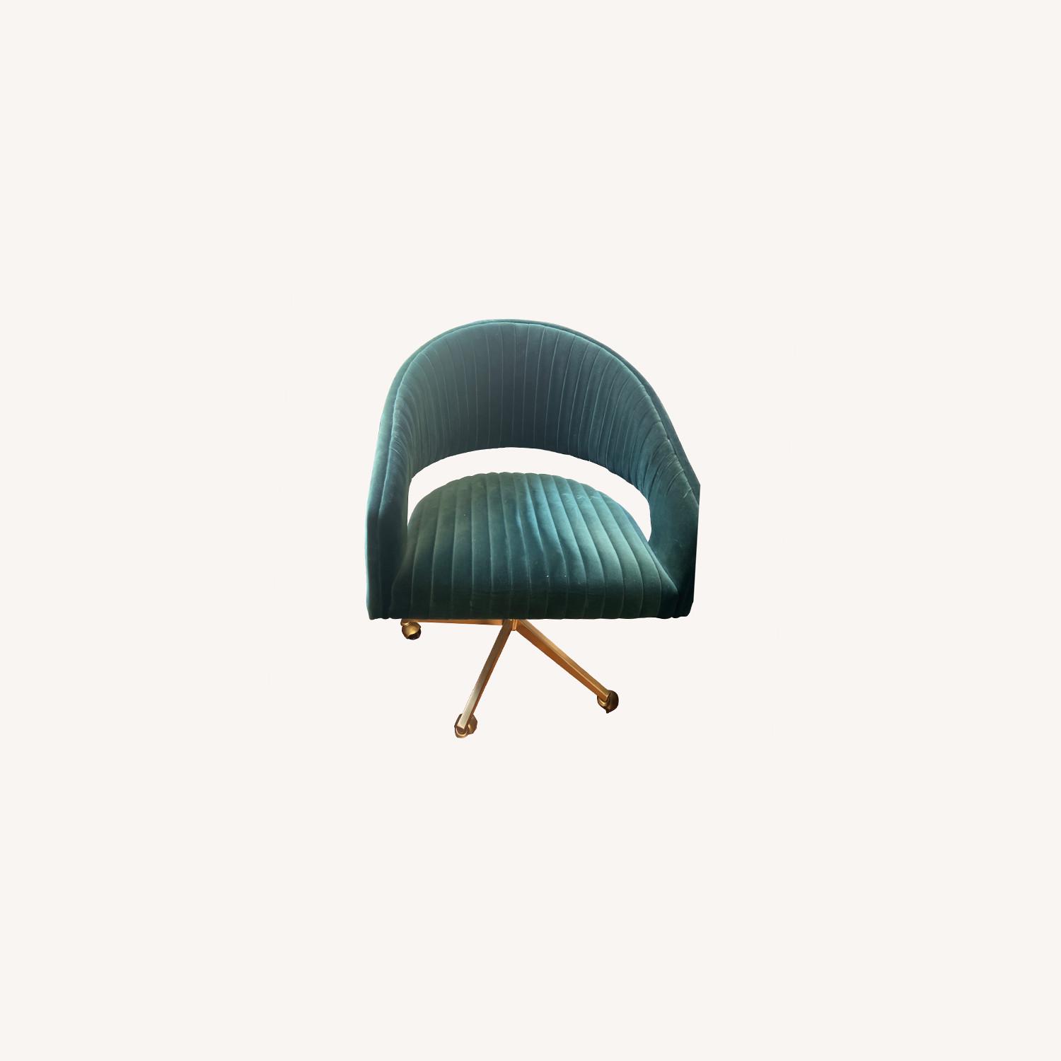 Green CB2 Office Chair - AptDeco