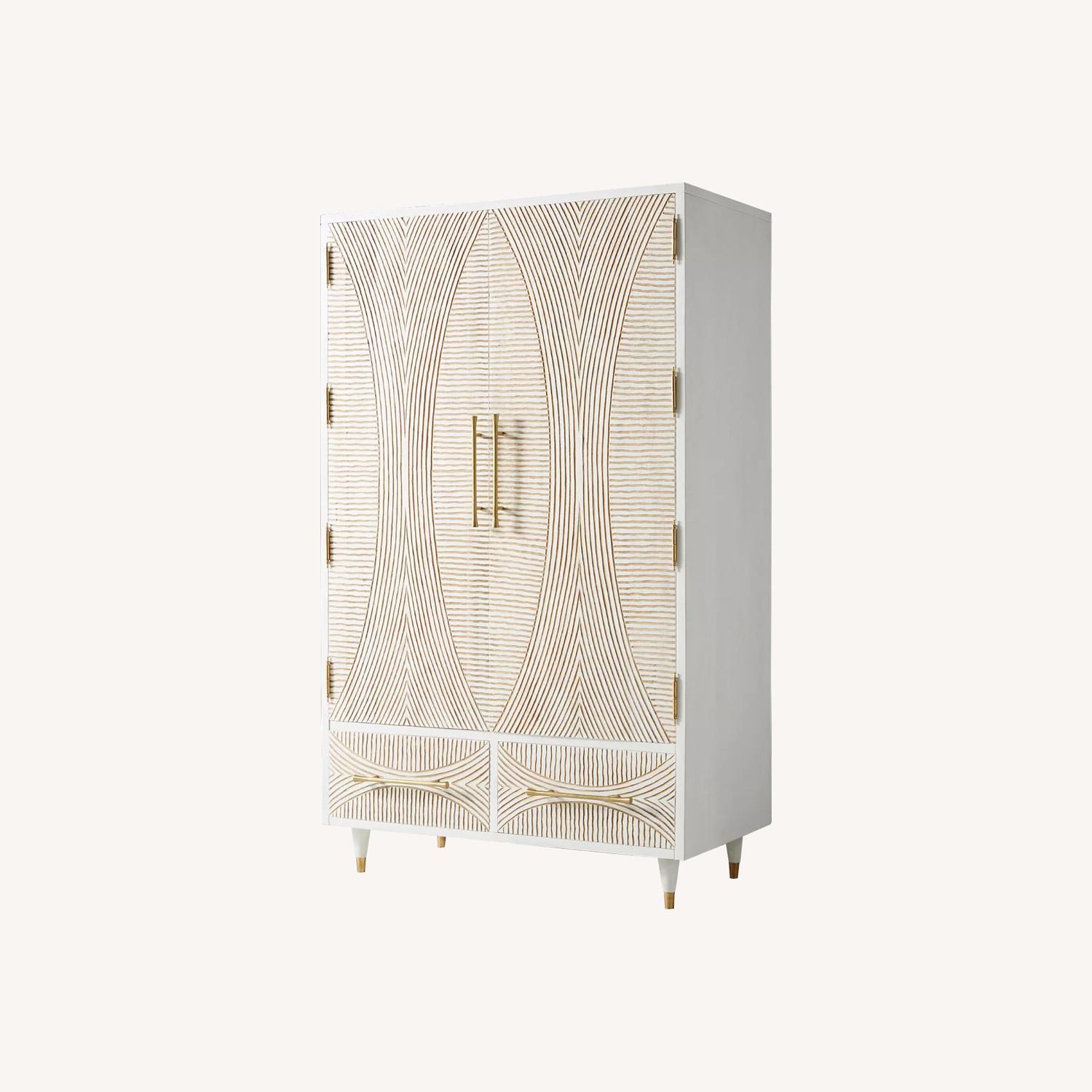 Carved thalia armoire store