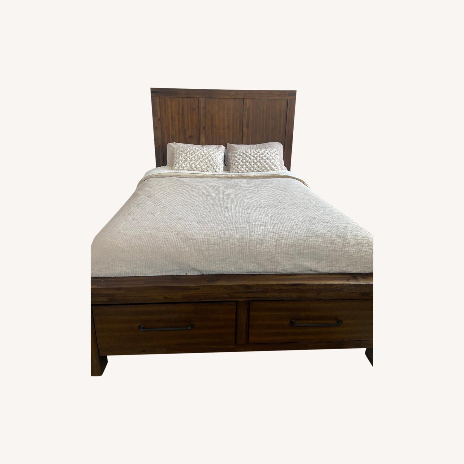 Queen Platform Storage Bed Frame - AptDeco