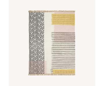 West Elm Ikat Mix Outdoor Rug - AptDeco