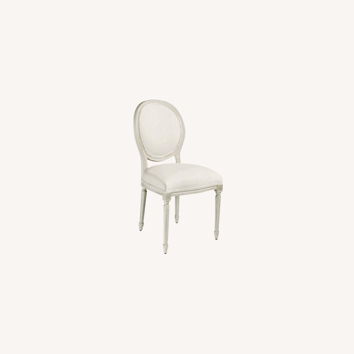 Ballard Design Oval Back Louis Chairs - AptDeco