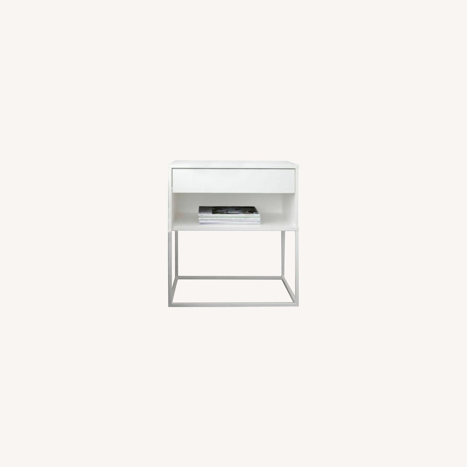 IKEA VIKHAMMER Nightstand White